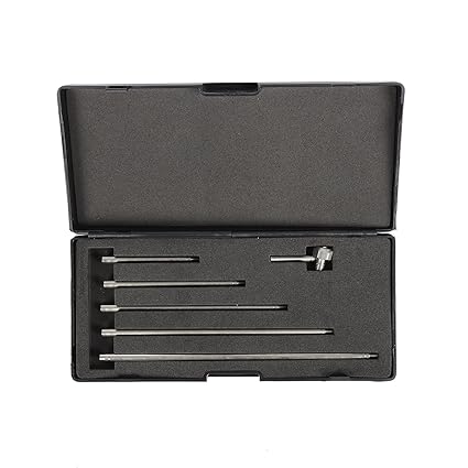6 Pieces Dial Digital Indicator Extension Stem Rod Set,1", 2", 3", 4 ...