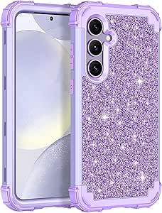 Amazon.com: LONTECT for Galaxy S25 Plus 5G Case Shockproof Three-Layer Heavy Duty Hybrid Sturdy ...