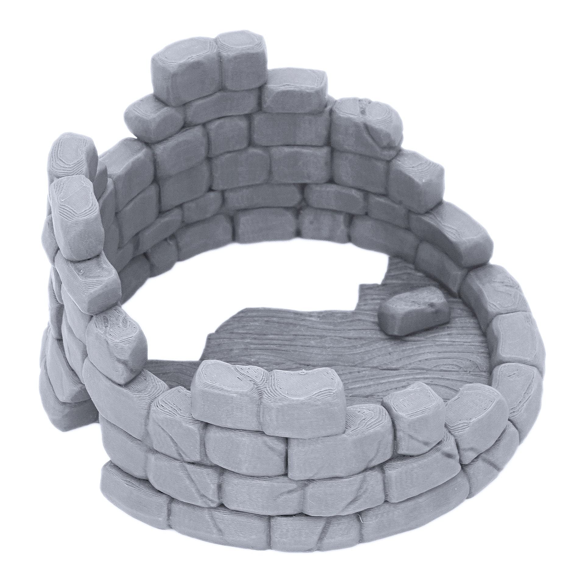 Snapklik.com : Ruined Town Tower By Makers Anvil, 3D Printed Tabletop ...