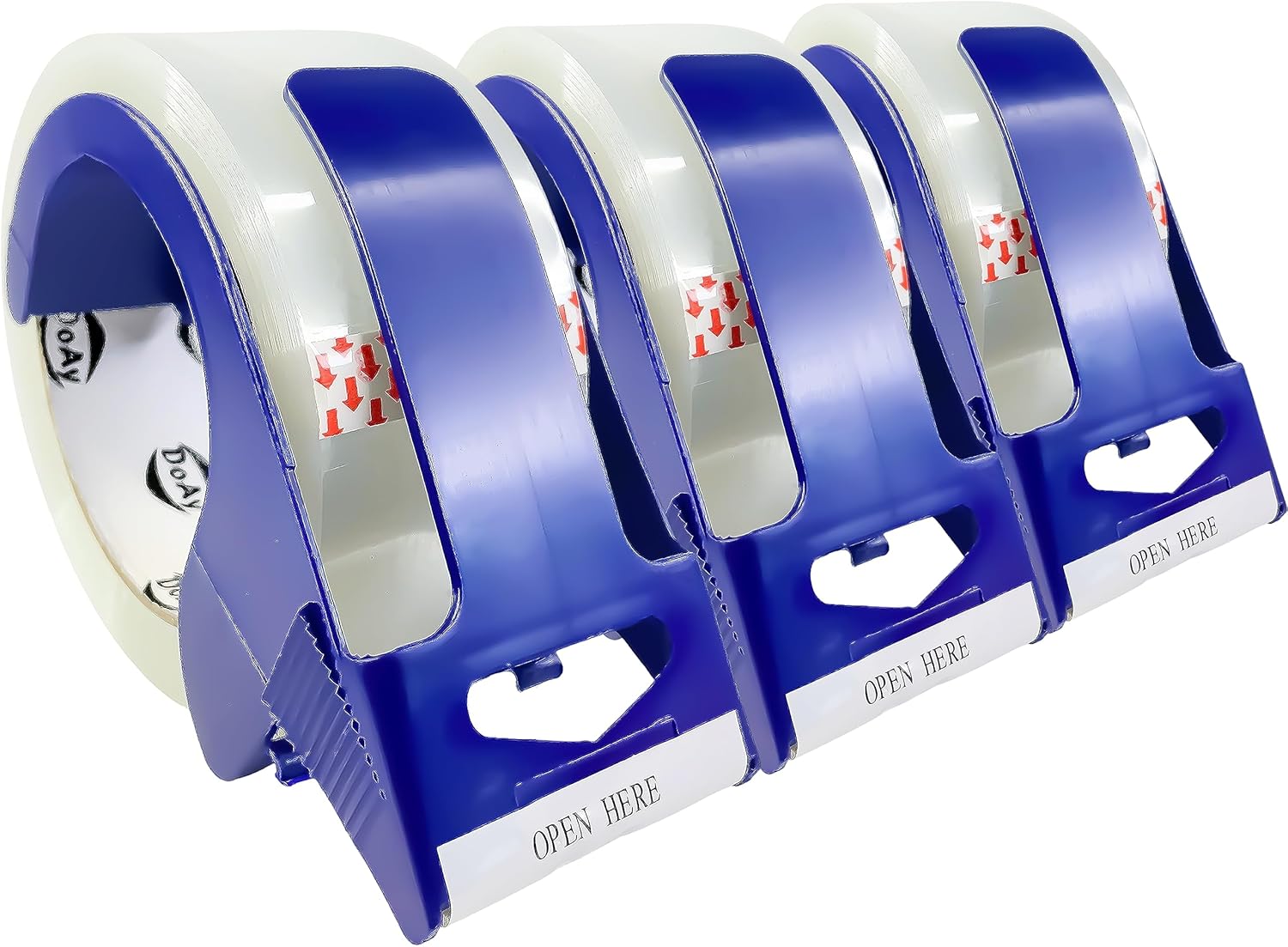 Amazon.com : DOAY Noiseless Clear Packaging Tape with Refillable ...