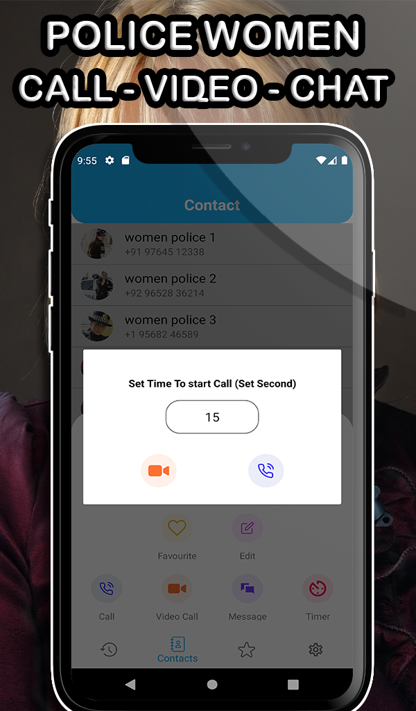 Video Call From Police Women - Live voice & Video from police women and ...