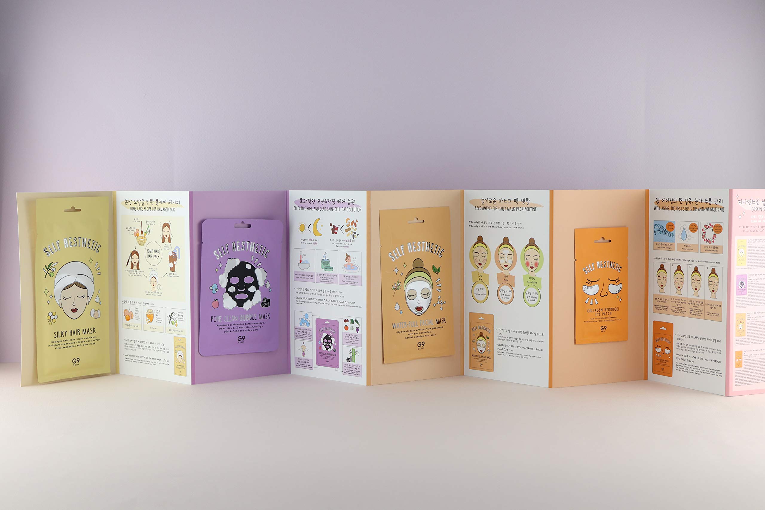 Korean Home Care Mask, Head to toe, Spa, Hand, Foot, Hair, Facial, Nose ...