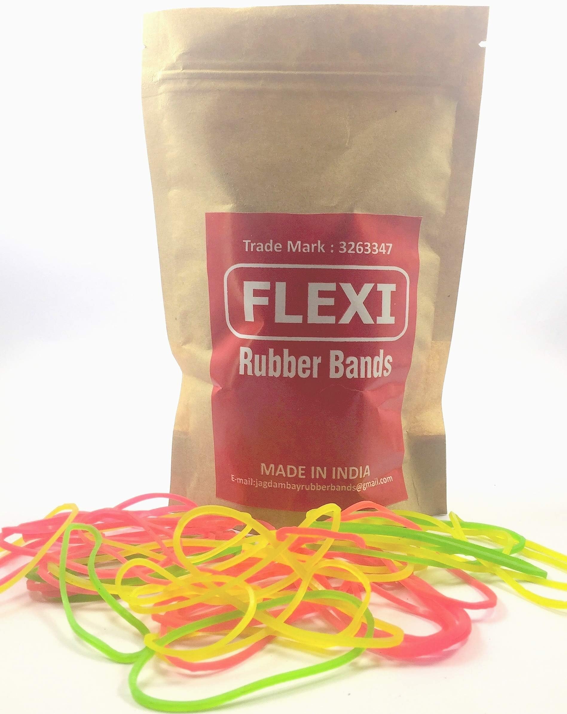 IMPRINT Multi Purpose Big Size 4 Inch Long and 10 mm Wide Rubber bands ...