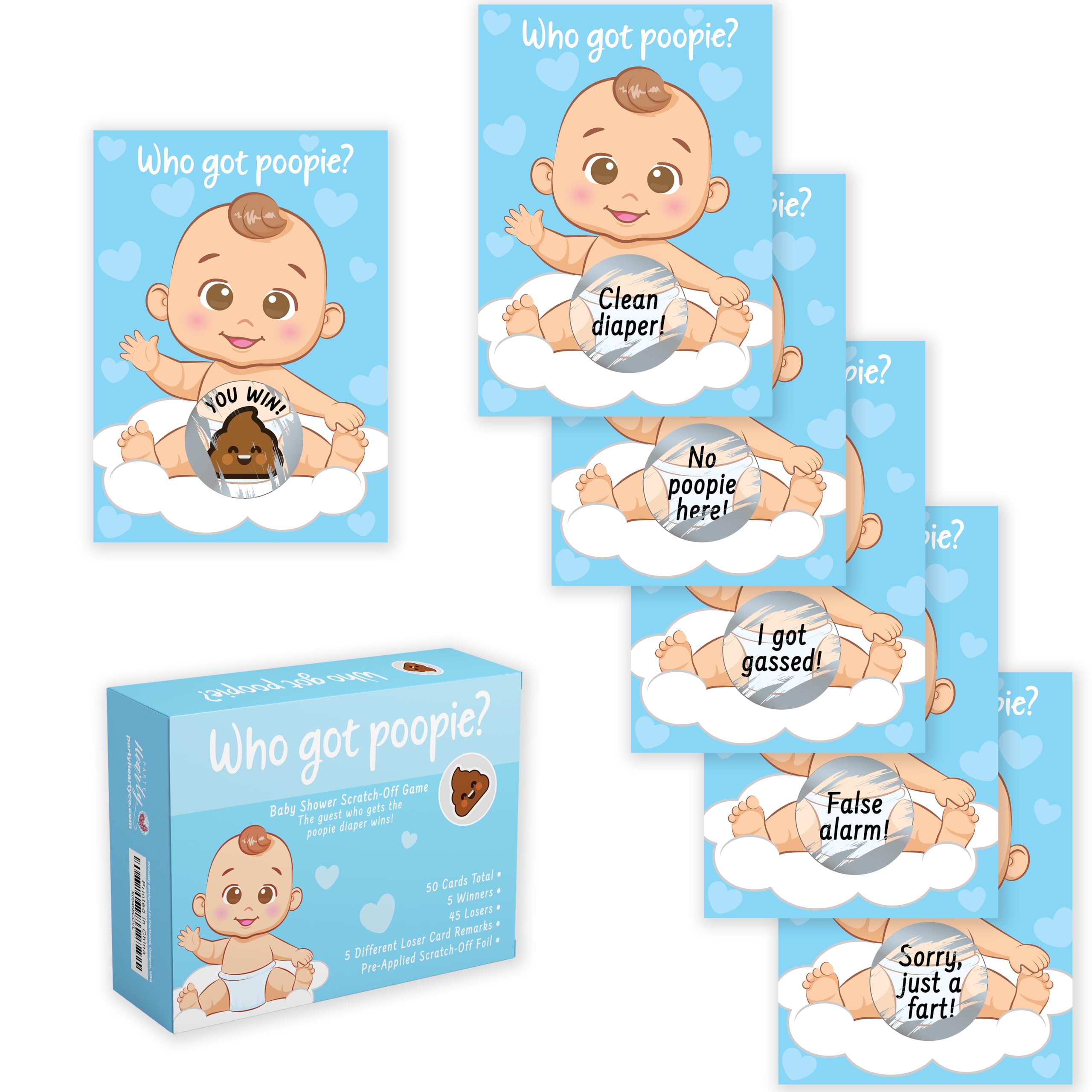 Amazon.com: Party Hearty Delightful Baby Shower Fun - 50 Hilarious ...