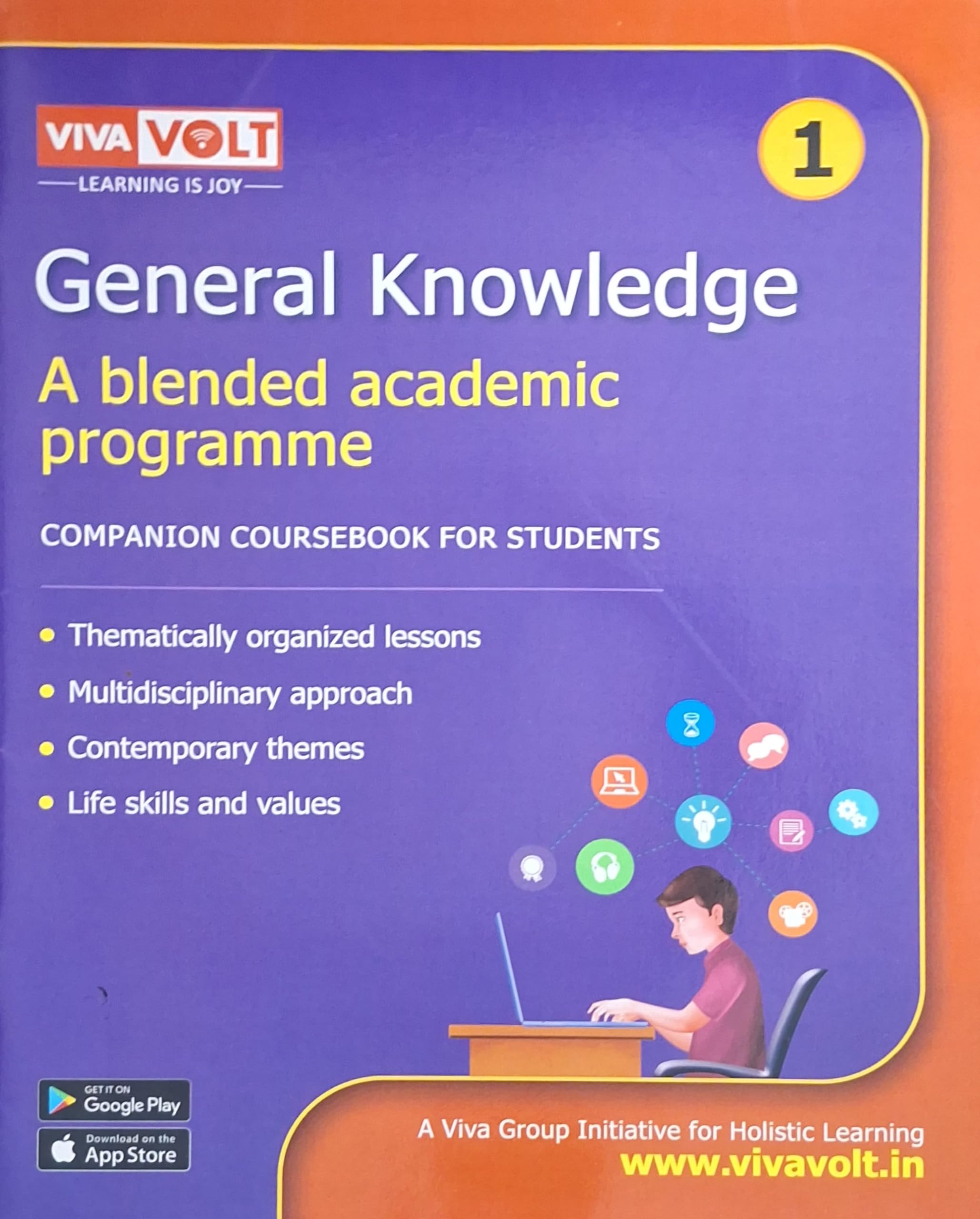 Buy Viva VOLT General Knowledge Class 1 - A Blended Academic Programme ...
