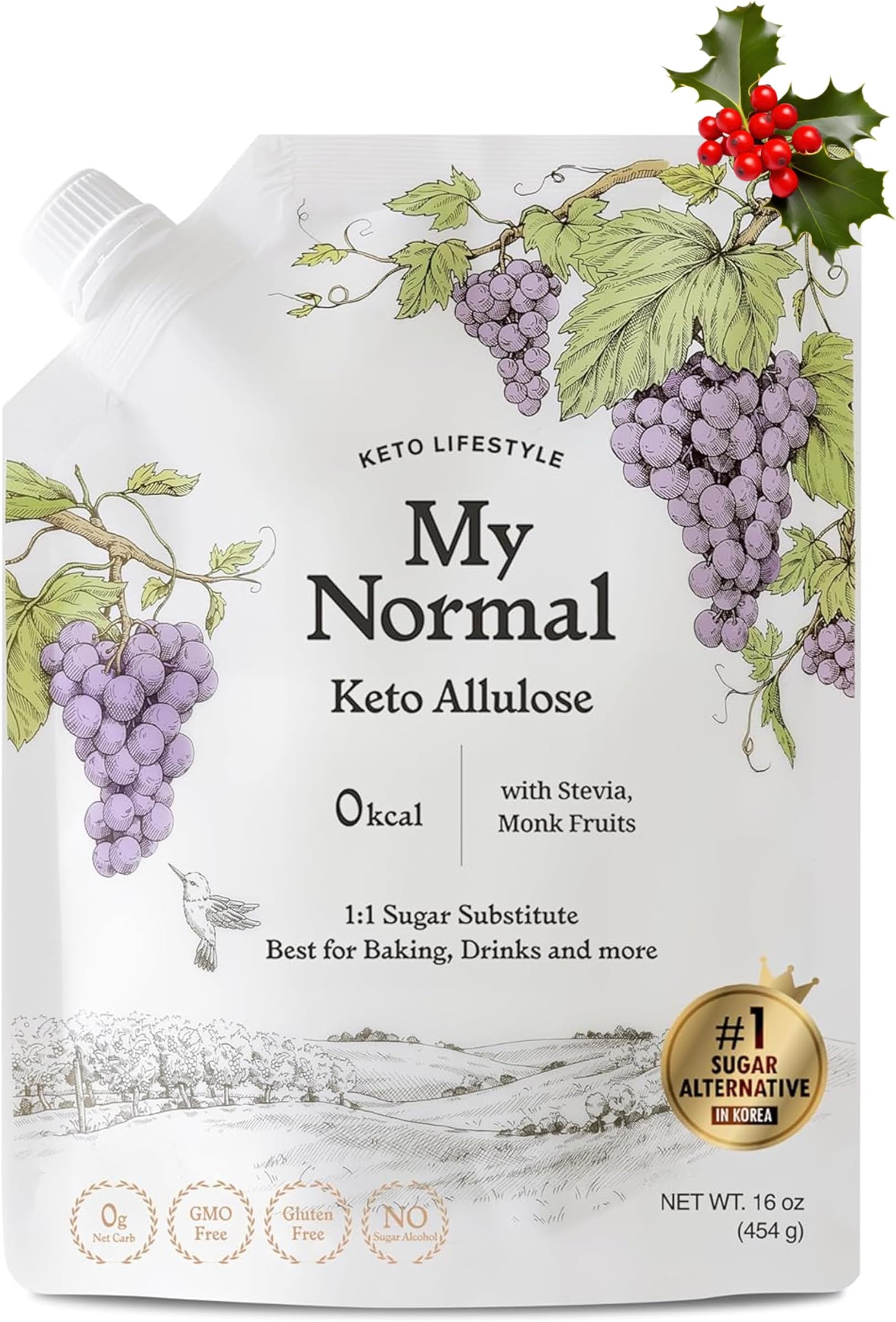 Amazon.com: My Normal Keto Powdered Allulose 16oz - Allulose, Monk ...