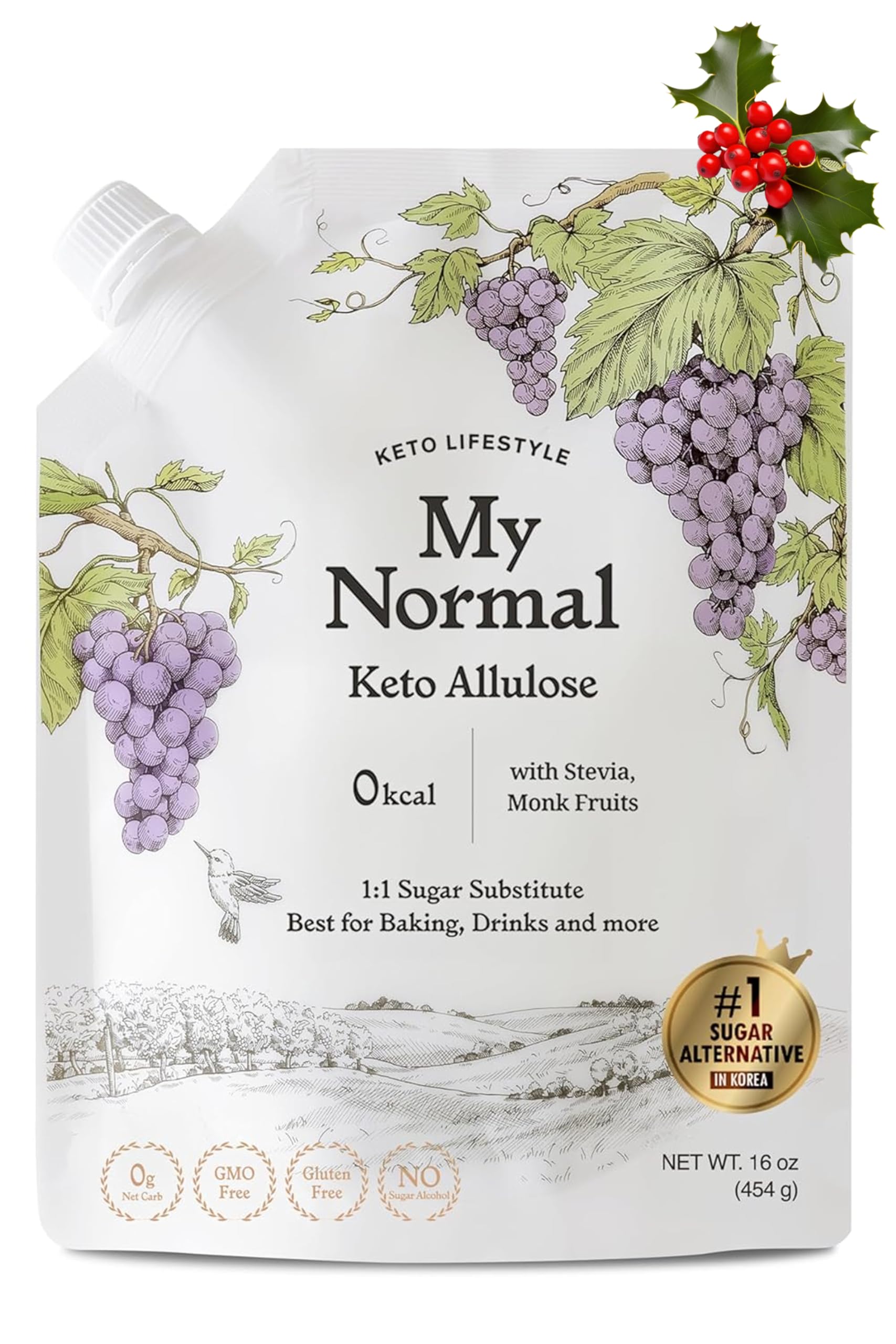 Amazon.com: My Normal Keto Powdered Allulose 16oz - Allulose, Monk ...