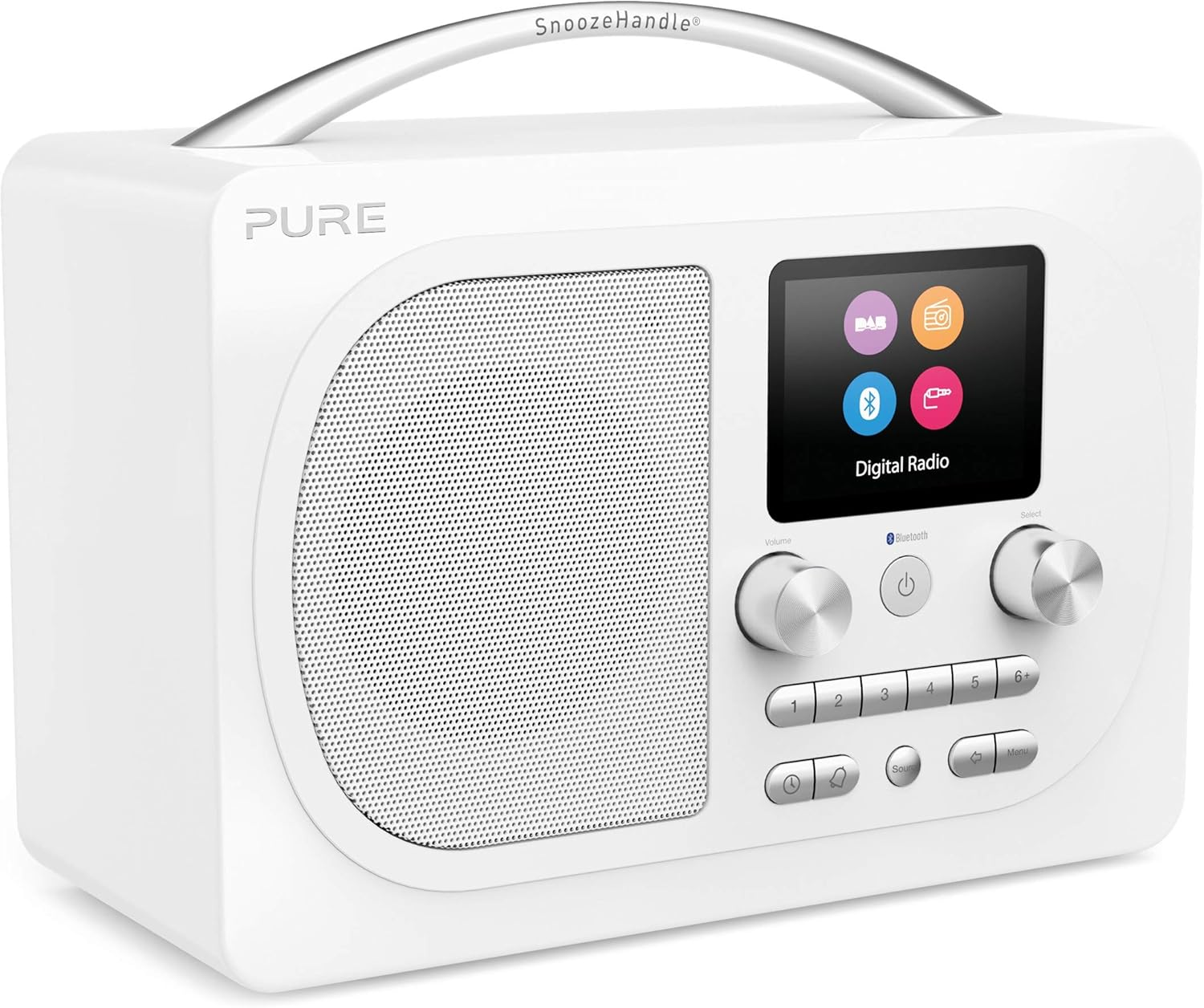 Pure Evoke H4 Prestige Edition Portable FM/DAB+/DAB Digital Radio - DAB ...