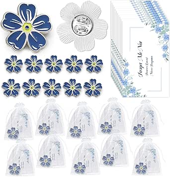 10Sets Forget Me Not Gifts,Funeral Favors For Guests Includes Forget Me ...