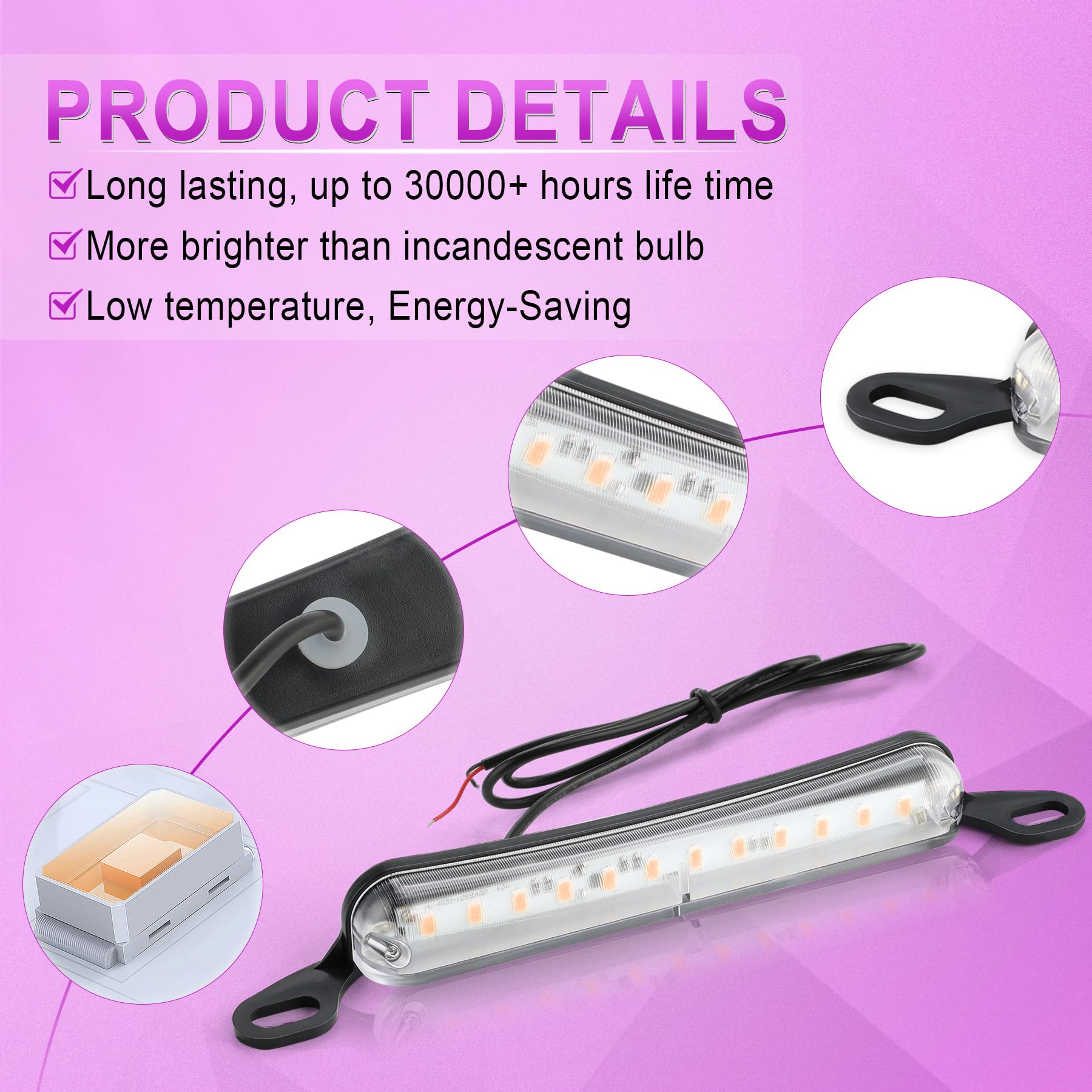 Snapklik.com : License Plate Light, Extremely Bright LED License Plate ...