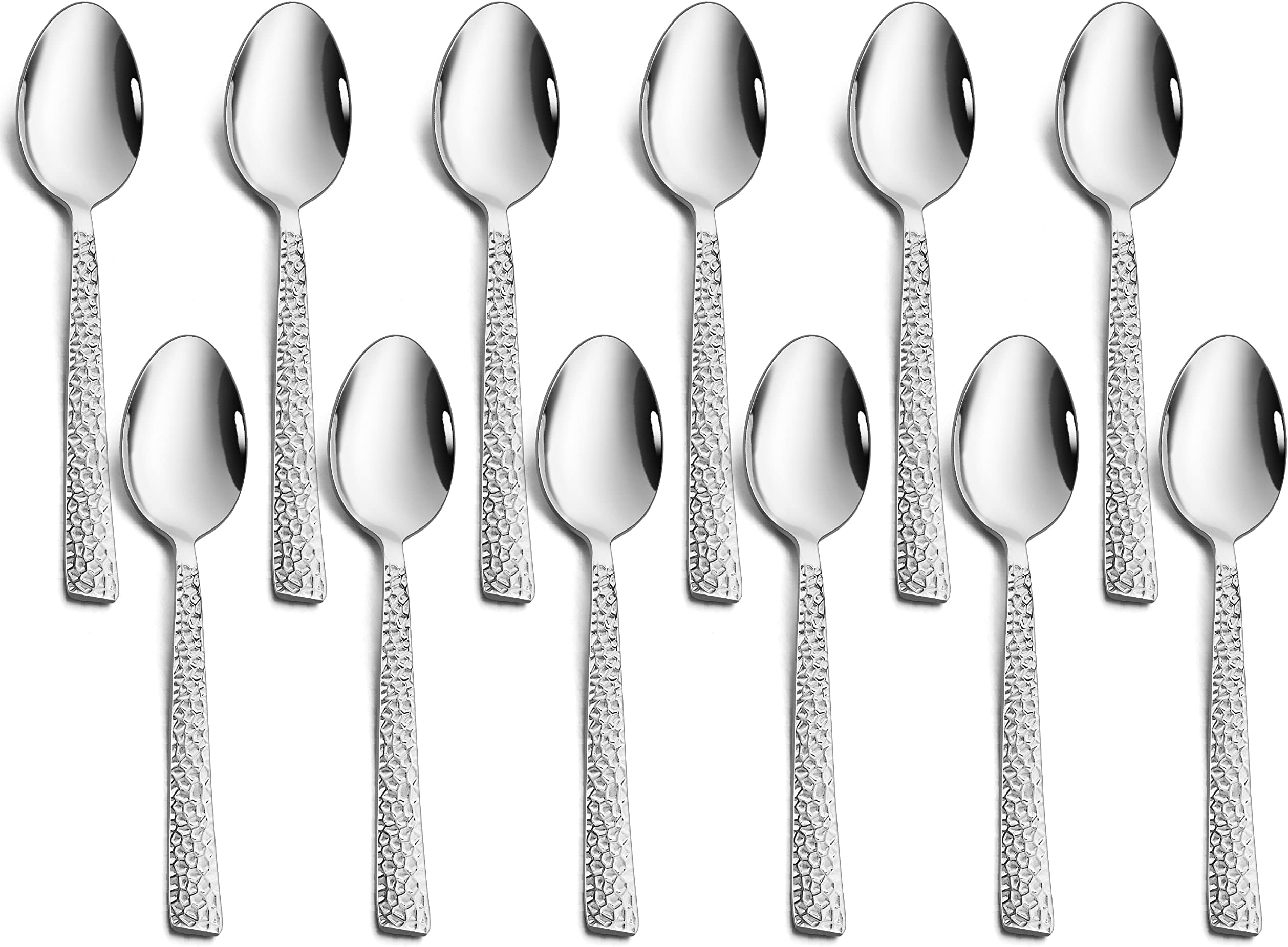 Herogo Teaspoons, 12-Piece Stainless Steel Teaspoons Set, 14 cm ...