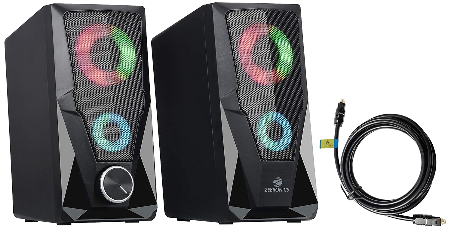 ZEBRONICS Zeb-Warrior 2.0 Multimedia Speaker with Aux Connectivity,USB ...