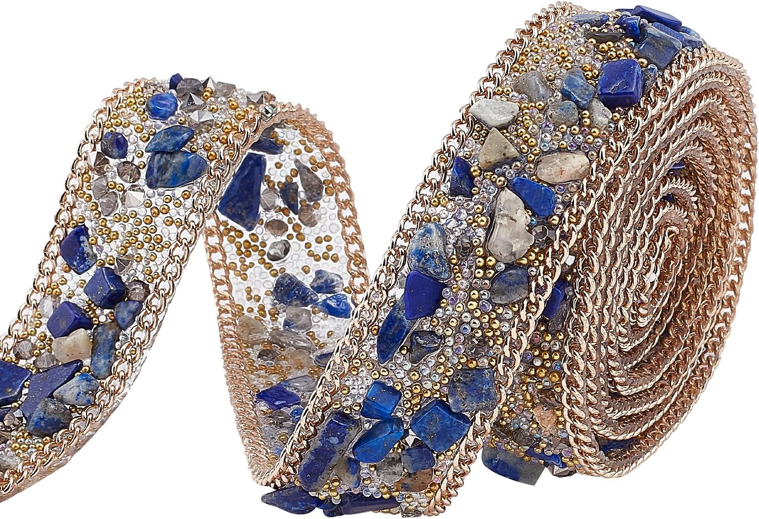 Amazon.com: PH PandaHall 1 Yard 0.7 Inch Crystal Rhinestone Trim Hot ...