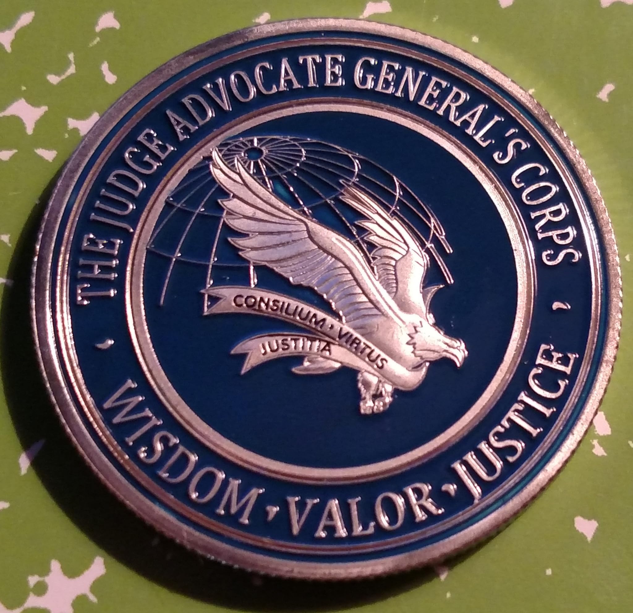 Judge Advocate General Challenge Coin USMC Challenge Coins | Marine