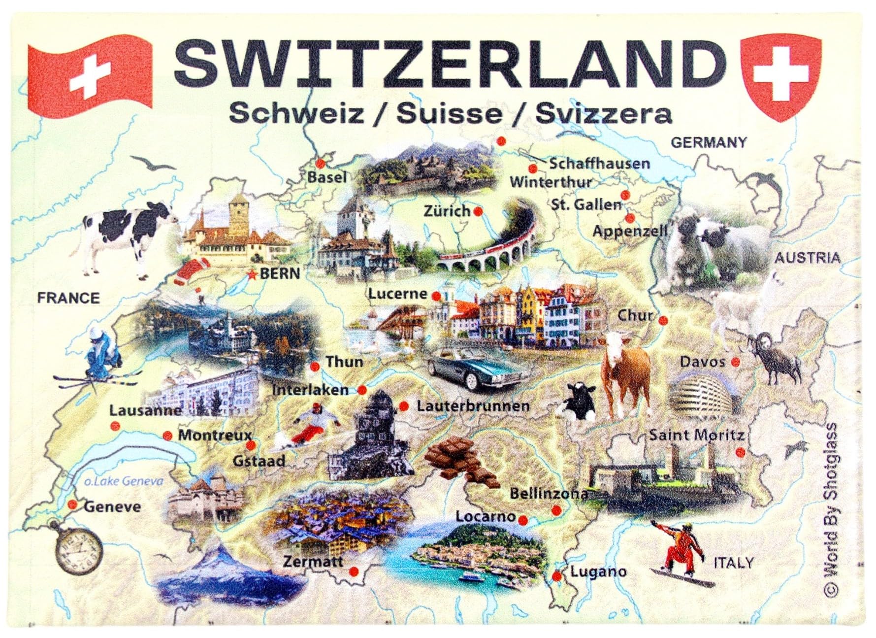 Tourist attractions in switzerland map 60 photos - Morilly.com