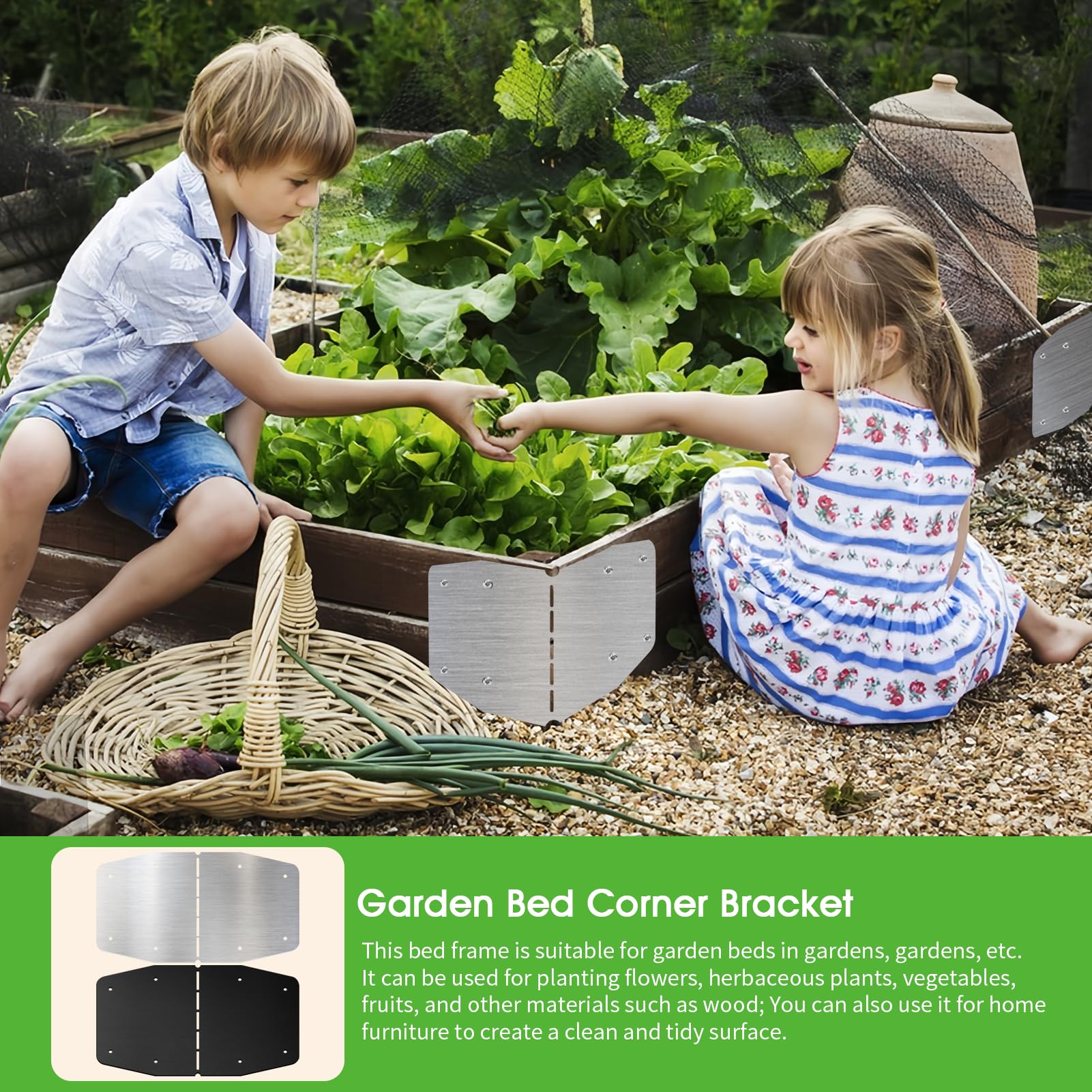 Corner Planter Box Brackets 8 Pack Raised Beds Corner Brackets