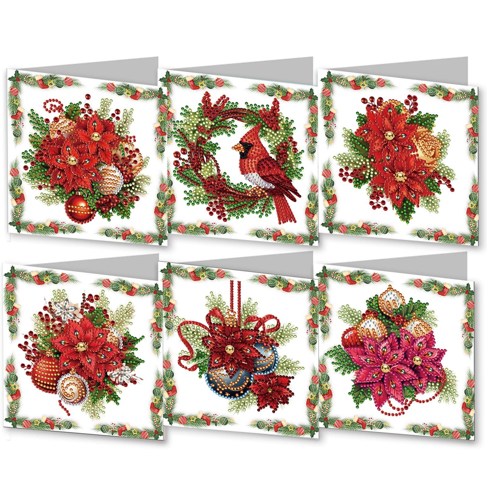 Amazon.com: ARTopet 6Pcs DIY Greeting Card Diamond Art Painting ...