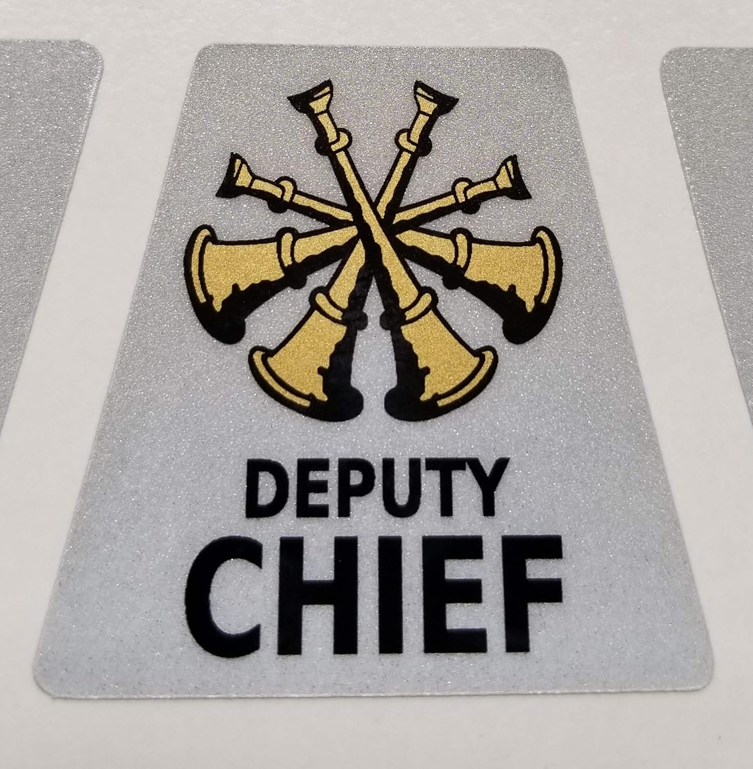 Amazon.com: High Performance Vinyl Graphics LLC Reflective Deputy Chief ...