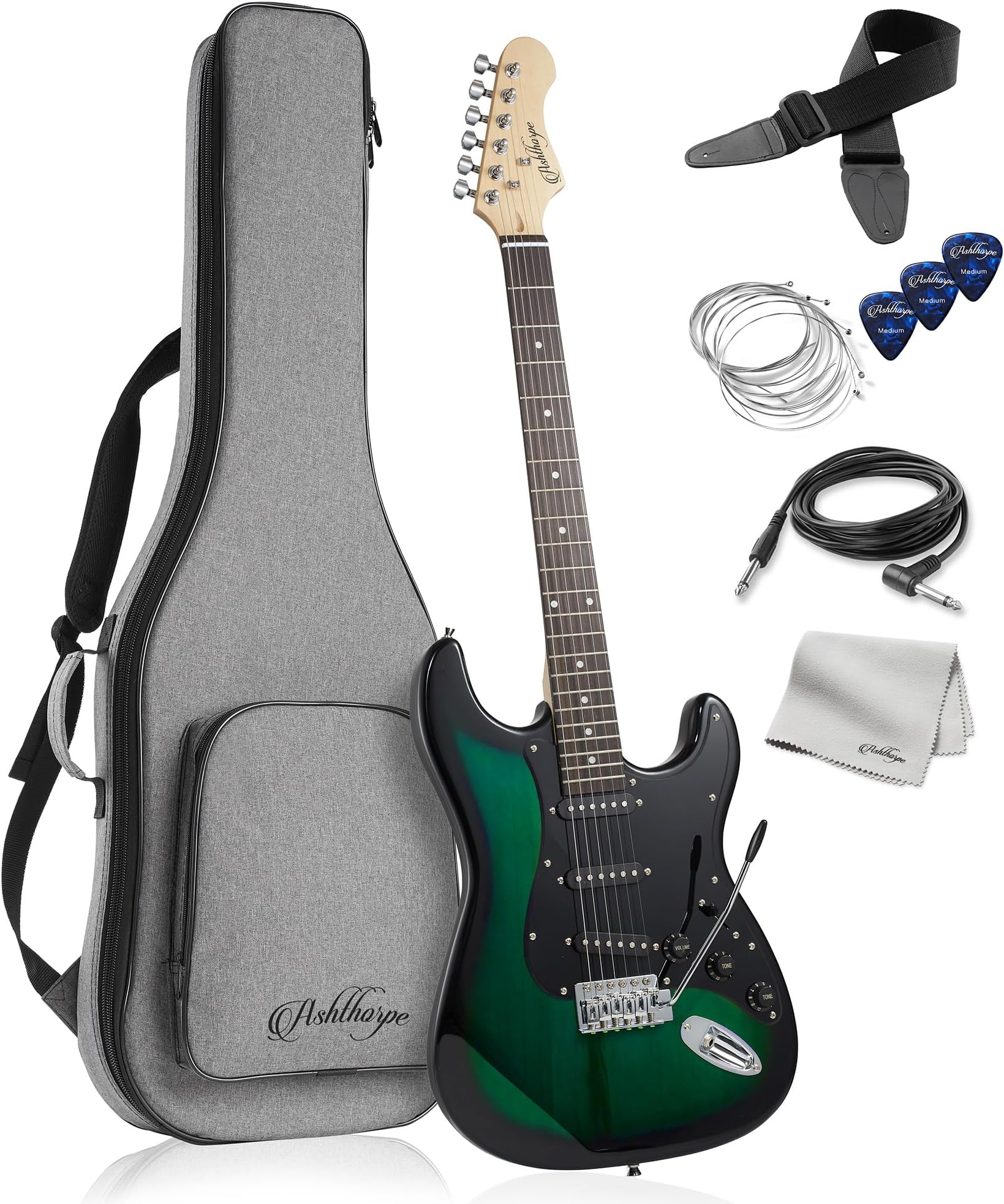 Amazon.com: Donner Solid Body Electric Guitar, 39 Inch Metal Electric ...