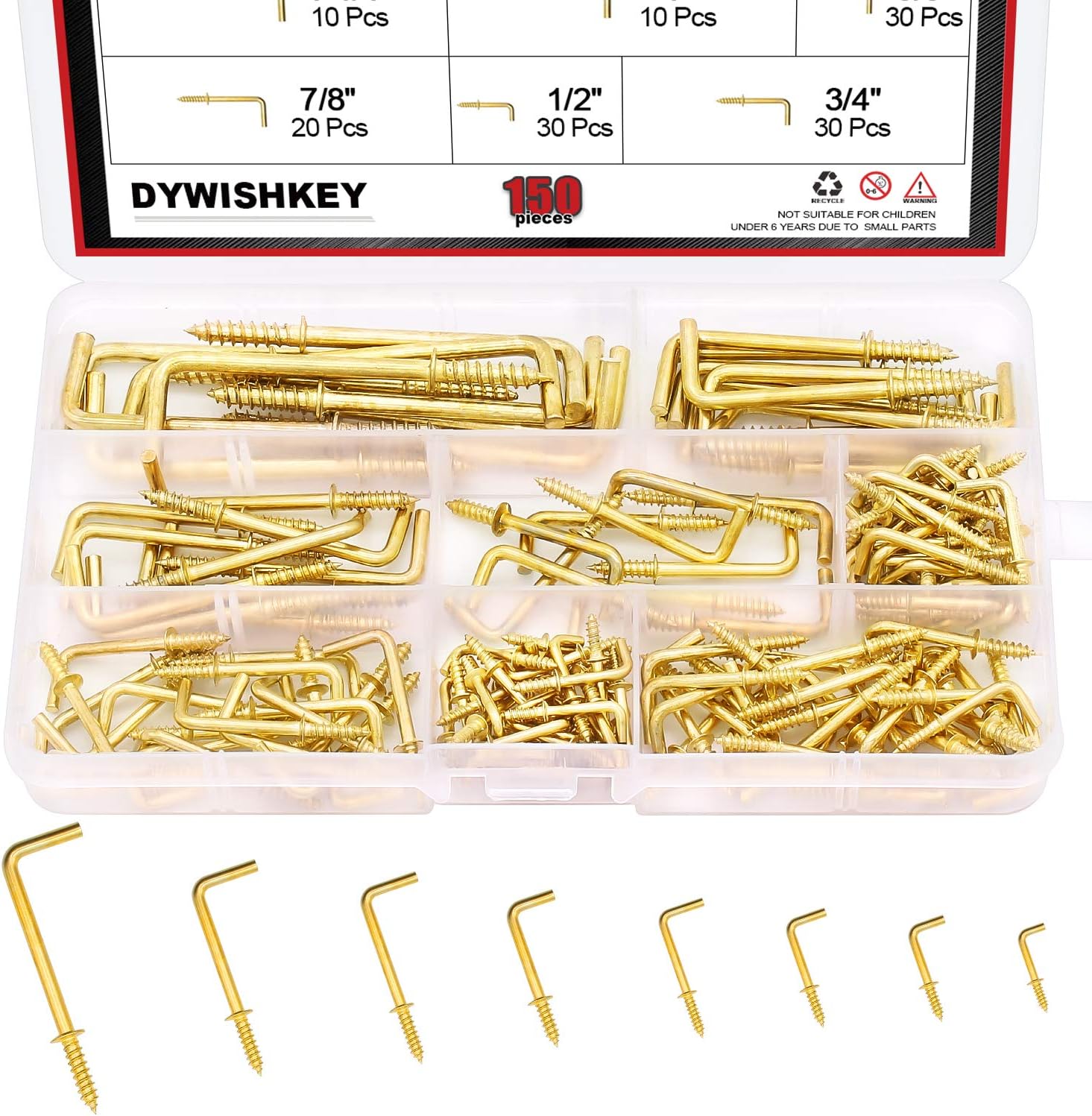 Amazon.com: Hardware Essentials 320498 (0.080-inch x 1-inch) 100 Pack ...