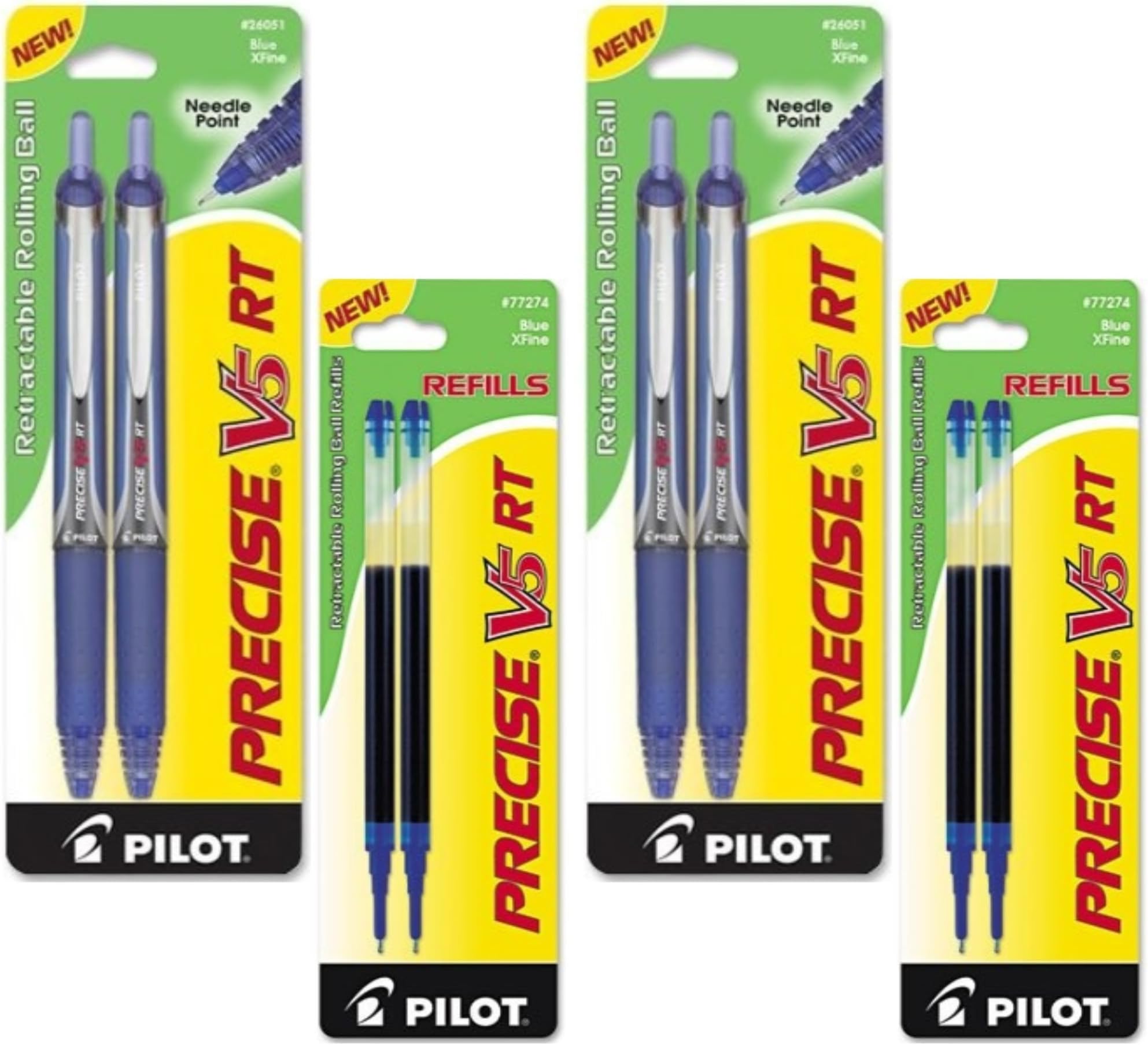 Amazon.com : Pilot Precise V7 RT Retractable Rolling Ball Pens, Fine ...