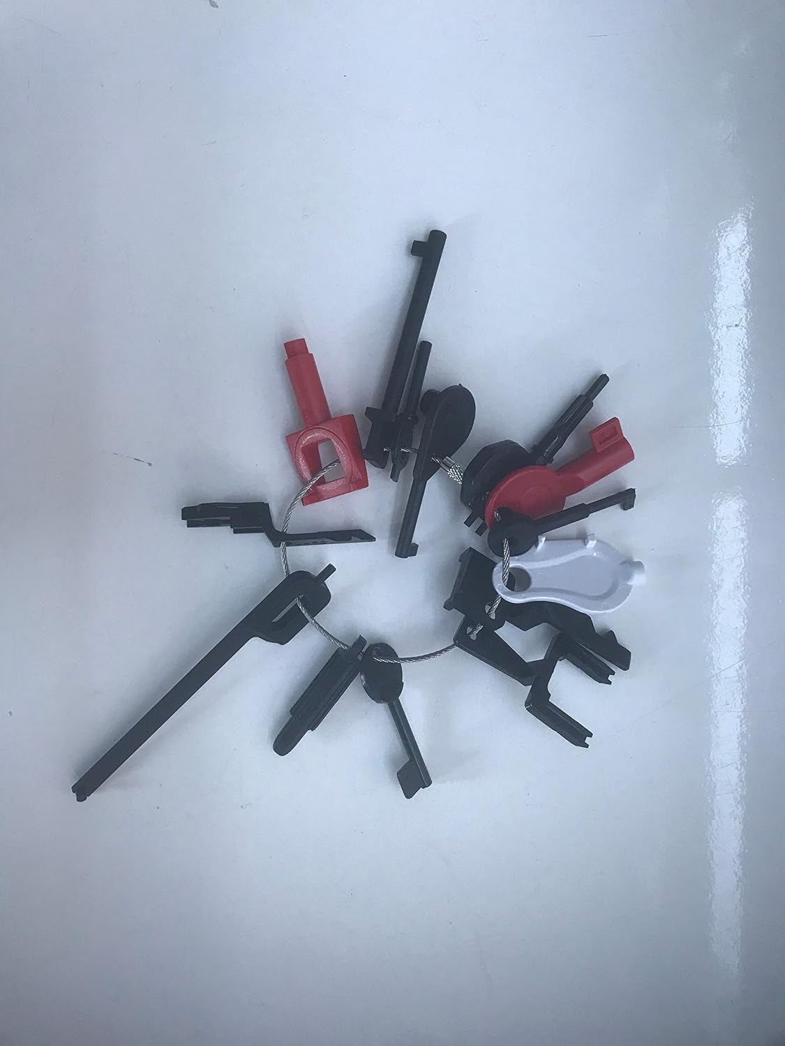 Fire alarm call point test key set of 14 (5) : Amazon.co.uk: Business ...