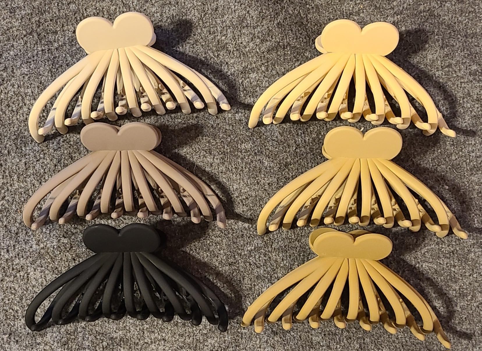 Amazon.com : Chanaco Claw Clips for Thick Hair Large Hair Clips 6 Pack ...