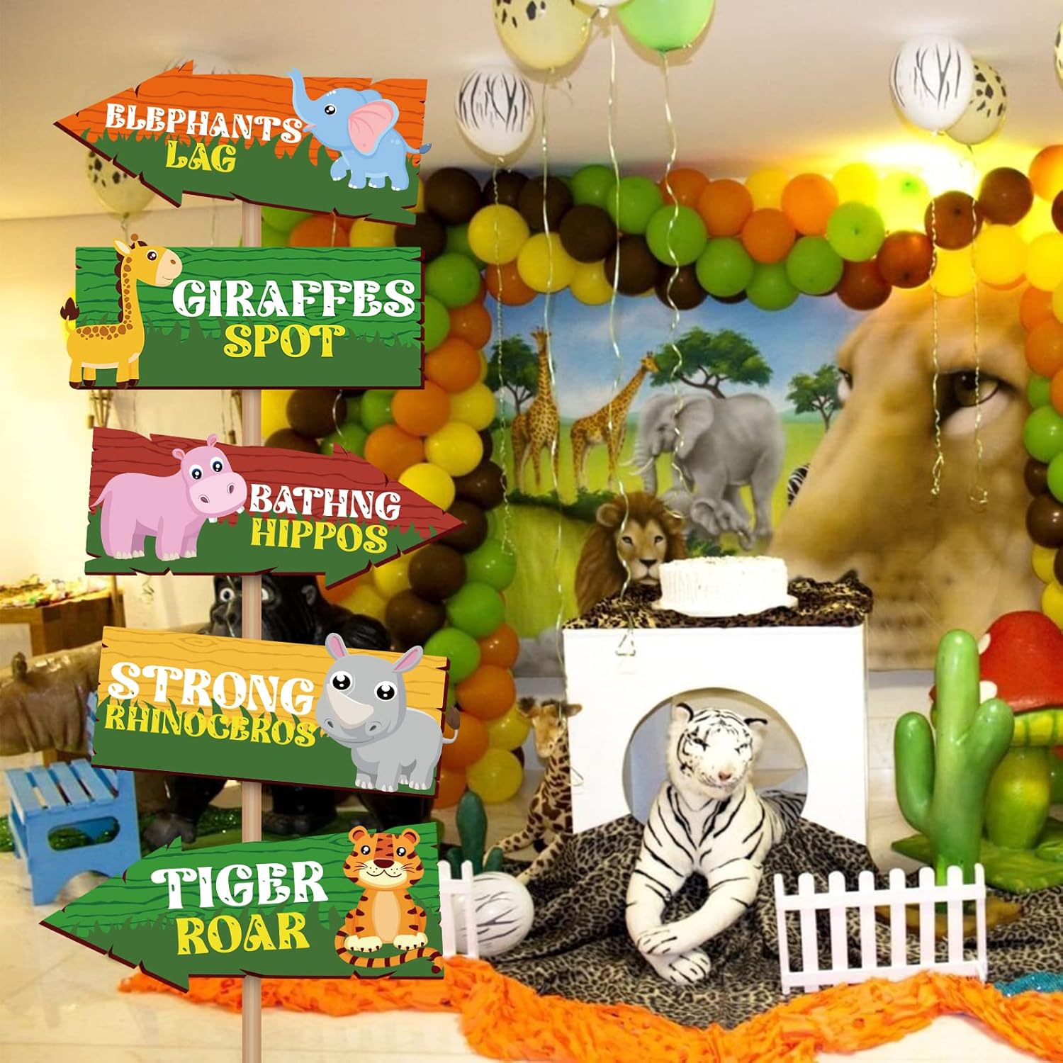 20 Jungle Safari Animal Signs for Kids Theme Party Philippines | Ubuy