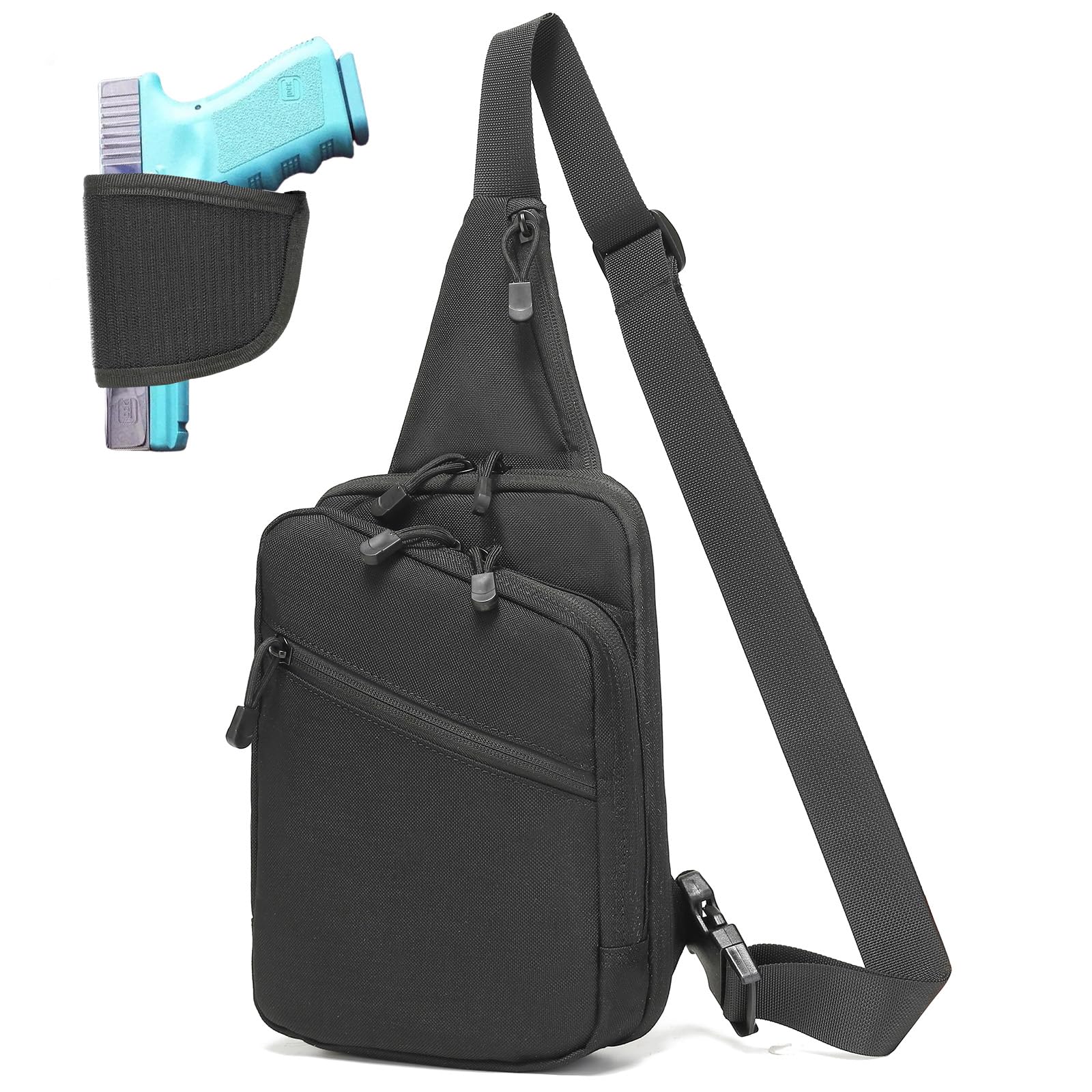 Amazon.com : WCALULEG Concealed Carry Crossbody Gun Bag for Men, Ccw ...