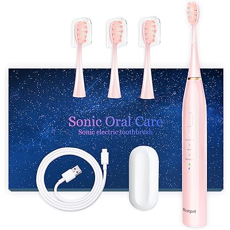 Amazon.com: Sonic Electric Toothbrush for Adults, USB Rechargeable ...