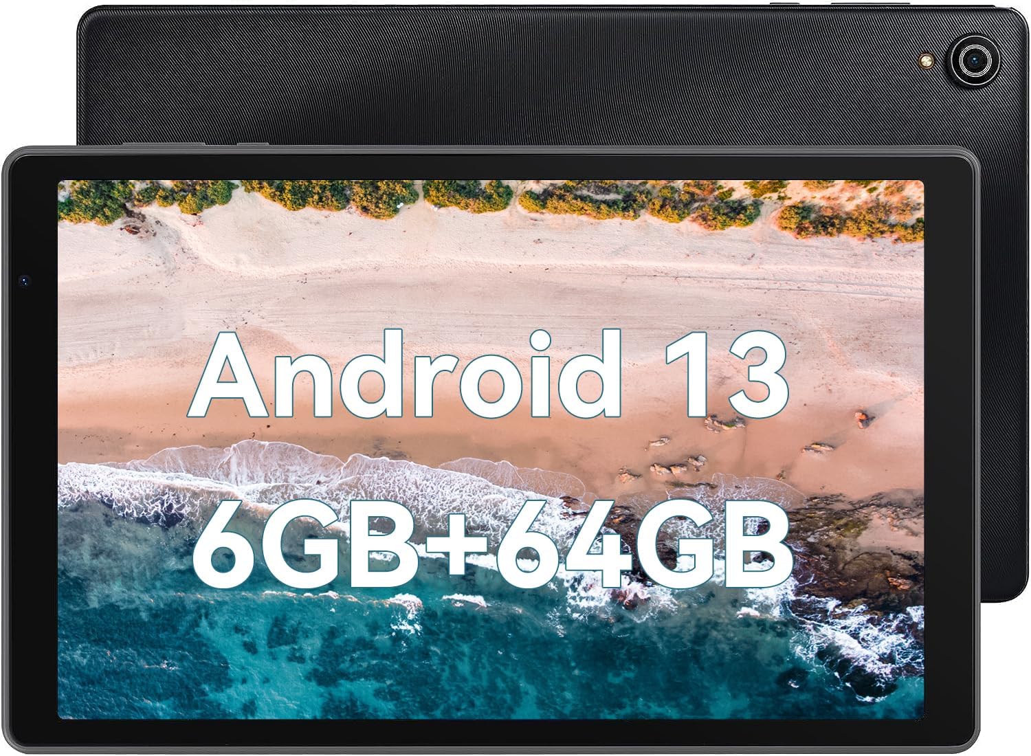 Amazon.co.jp: 2024 最新 Android 13 タブレット 10インチ wi-fiモデル 6GB RAM+64GB ROM+1TB TF拡張 CPU 2.0Ghz WiFi ...