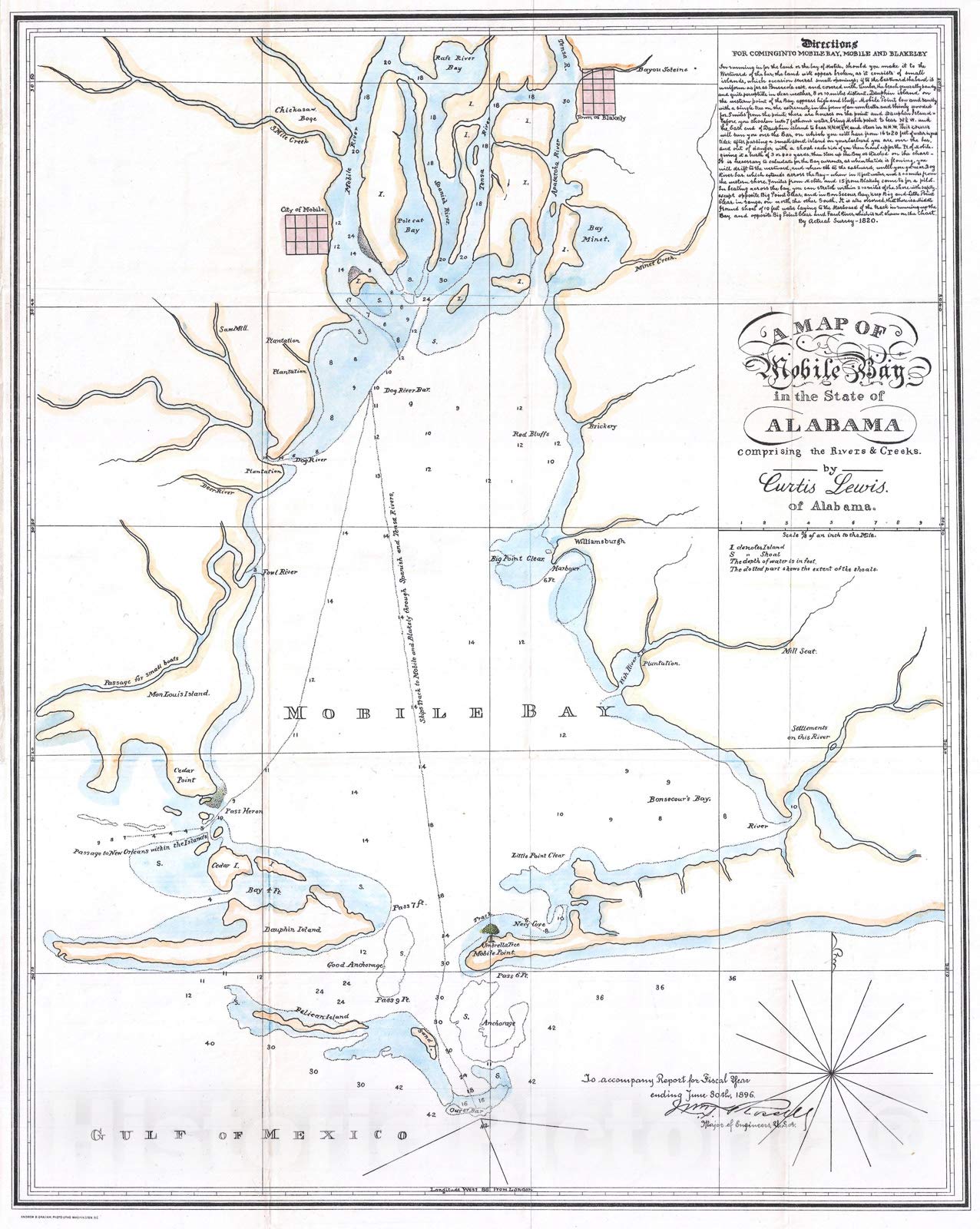 Mobile Bay Map