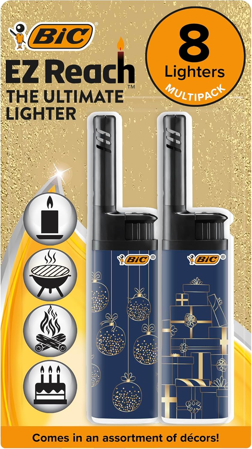 BIC EZ Reach Utility Lighters with 3.5 cm Wand, The Ultimate Lighter ...