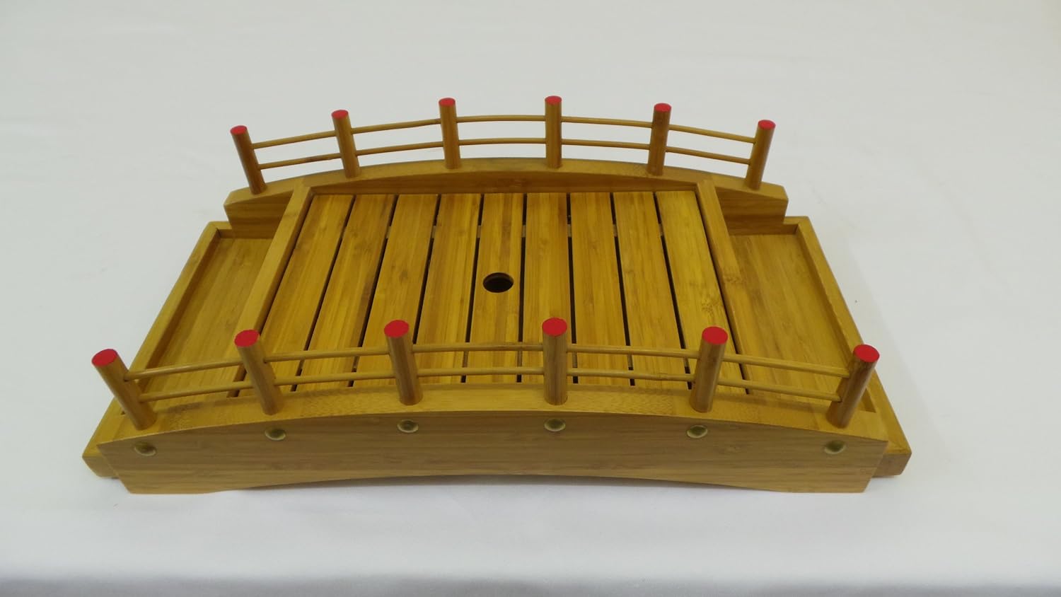Japanese Natural Bamboo Sushi Bridge Platter 26cm/10.5 by ECS : Amazon ...