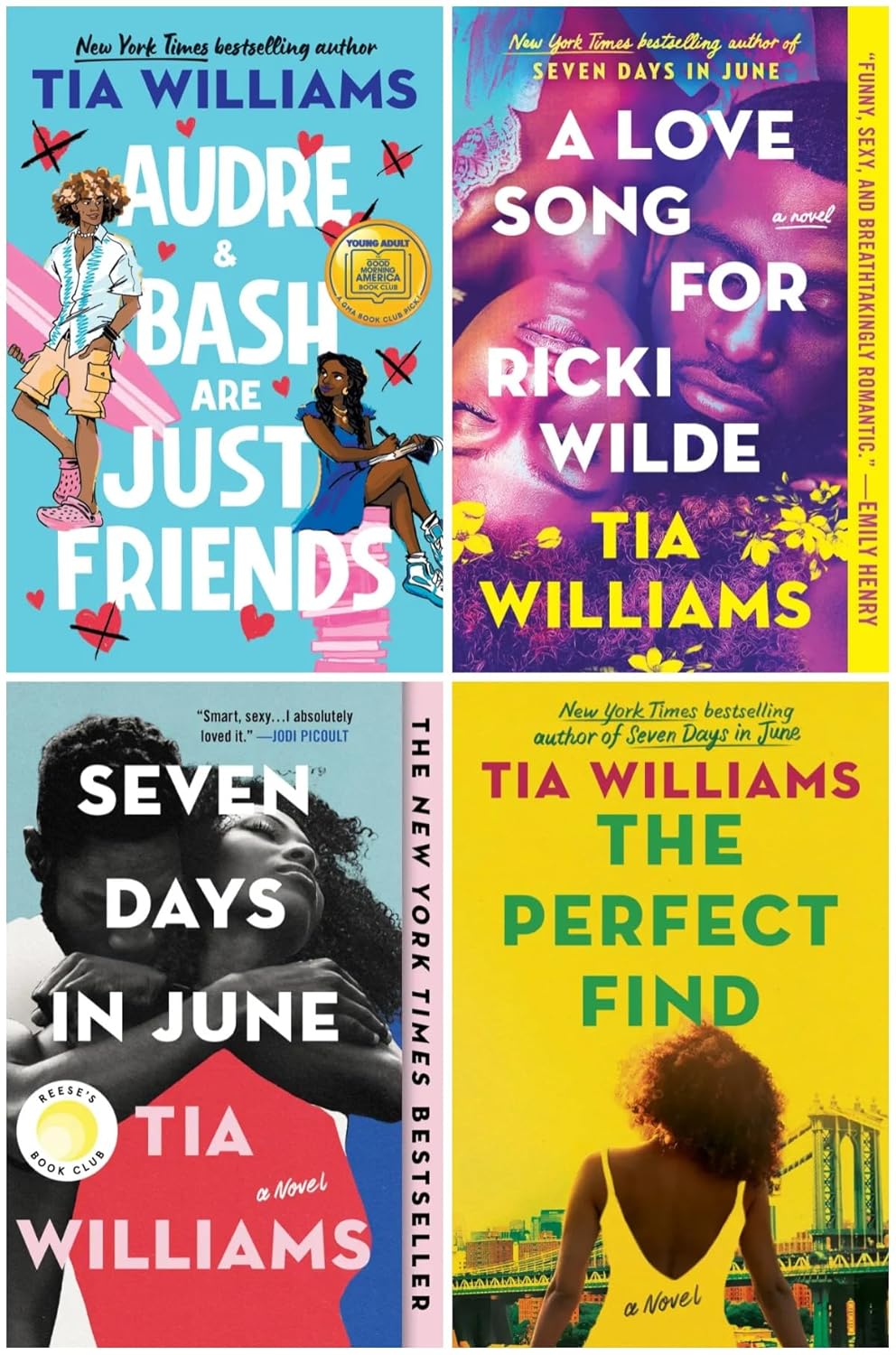 Tia Williams Bestselling 4-Book Collection Set - Sexy, Smart, and ...