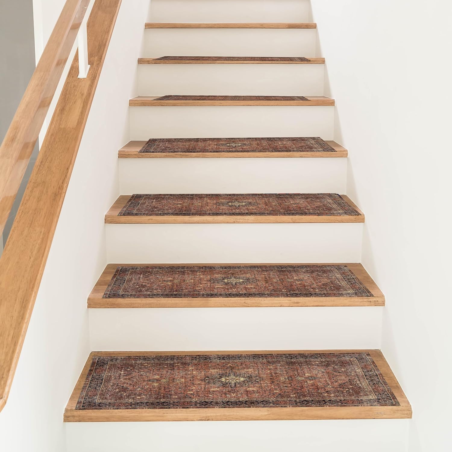 Amazon.com: EASTERNRUGARTS Rug Carpet Stair Treads 8x28 for Wooden ...