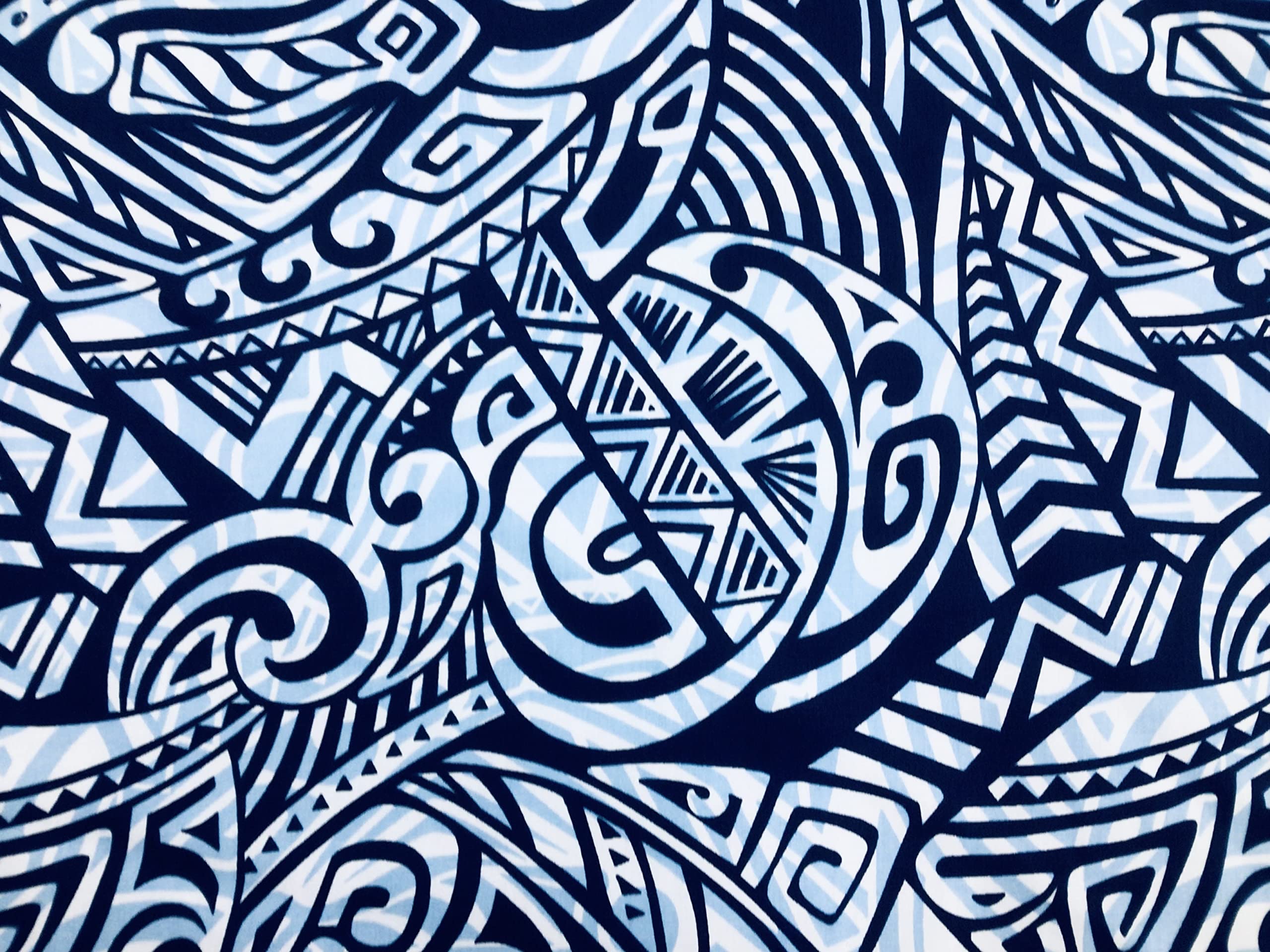 Hawaiian Tribal Print Fabric