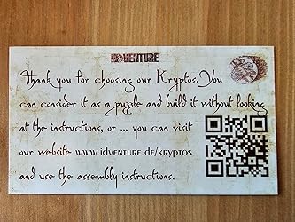 Amazon.com: iDventure Kryptos - 3D Puzzle Box with a Secret Code ...