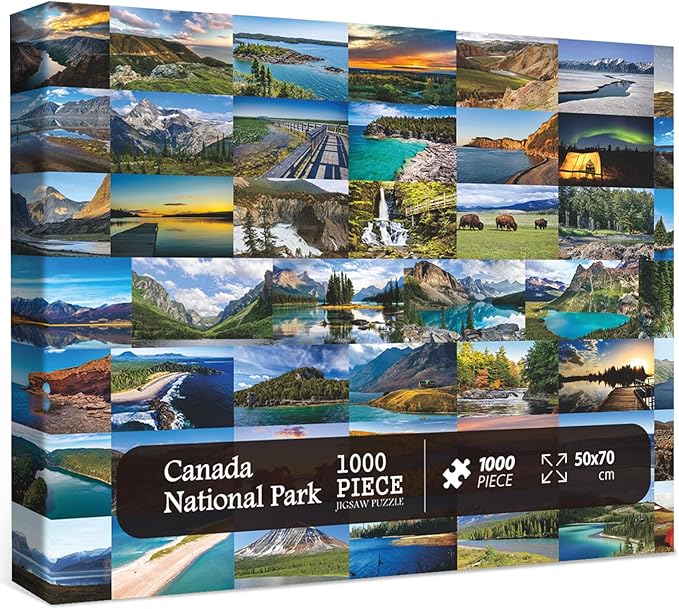 Amazon.com: Canada National Parks Puzzles for Adults 1000 Pieces ...