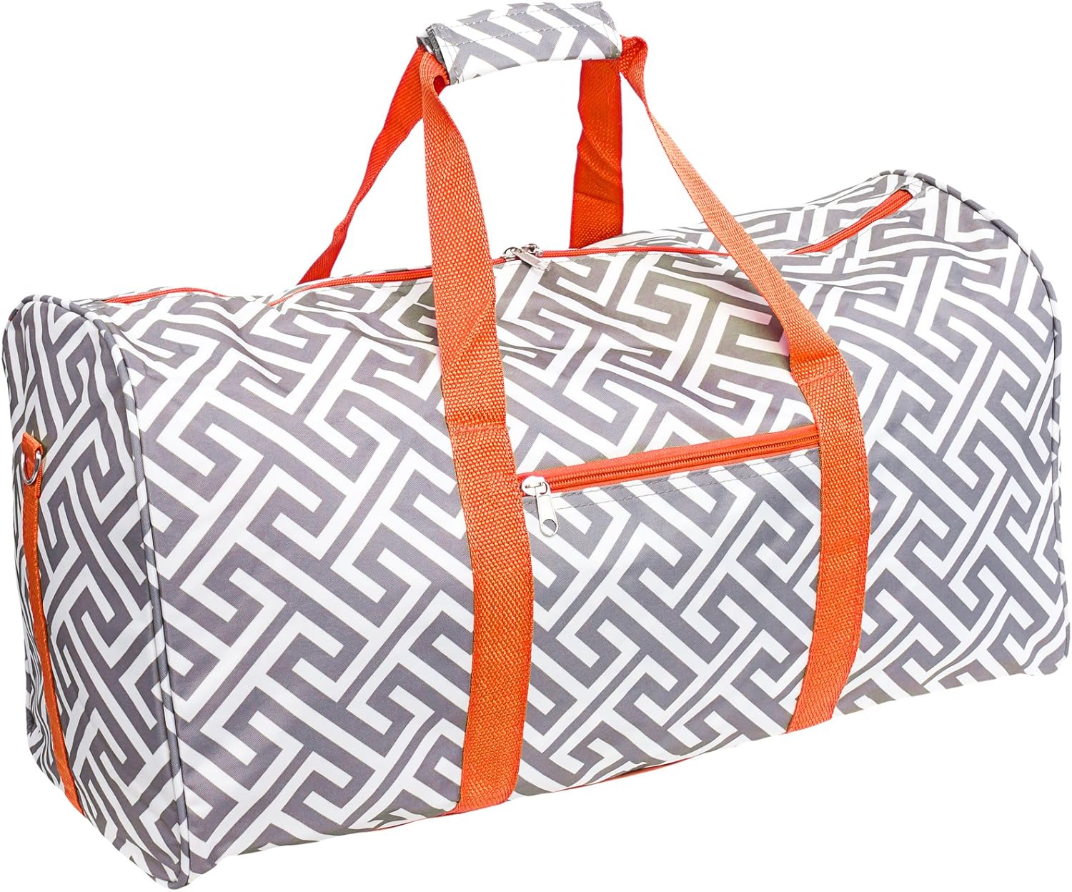 Amazon.com | Silverhooks Greek Key 22 inch Duffle Carry-On Travel Bag ...