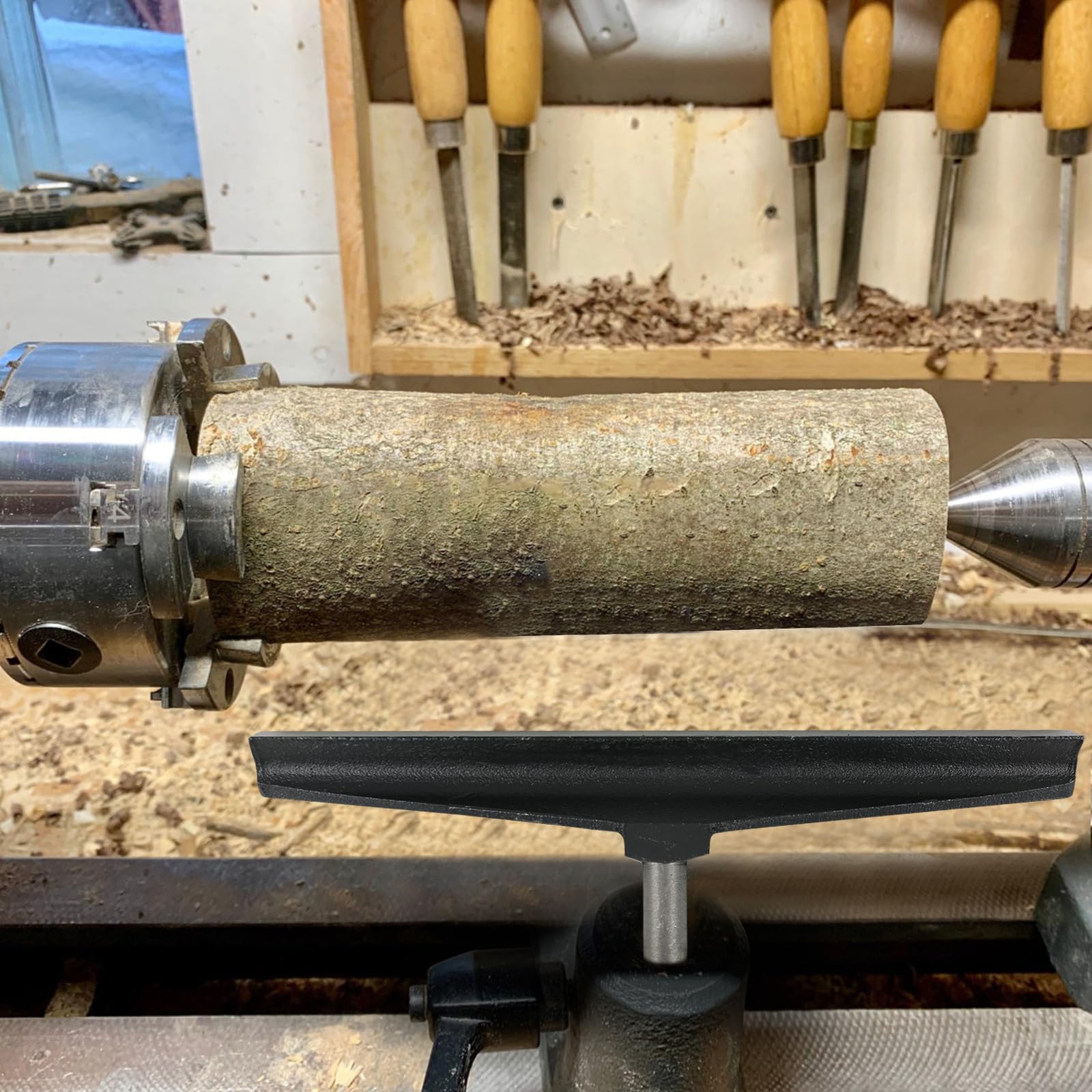 Snapklik.com : Copgge 12 Inch Lathe Tool Rest 5/8 Inch Post Cast Iron T ...