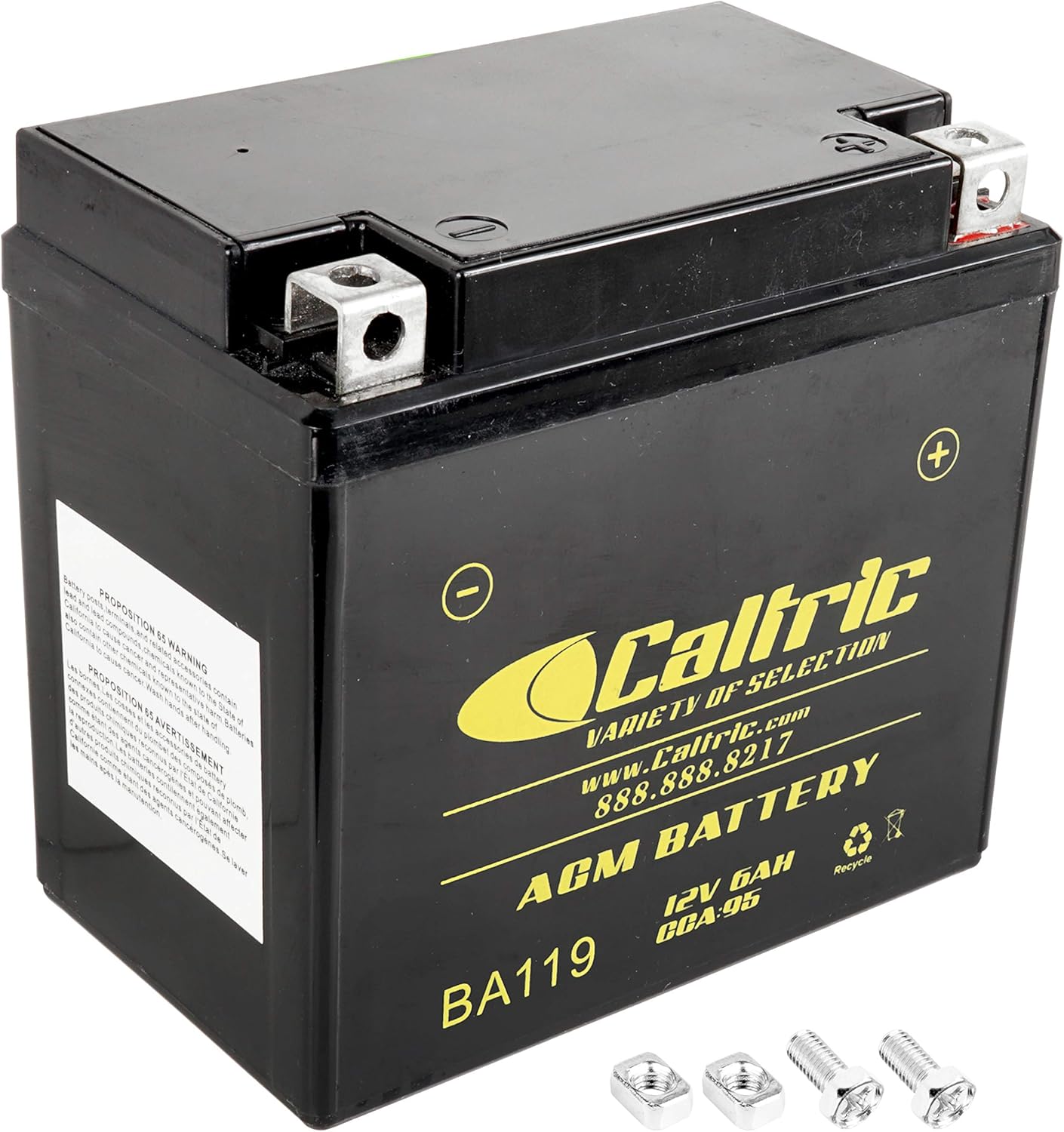 Caltric AGM Battery Compatible with Polaris 4011181 4014609 12V / 6AH ...