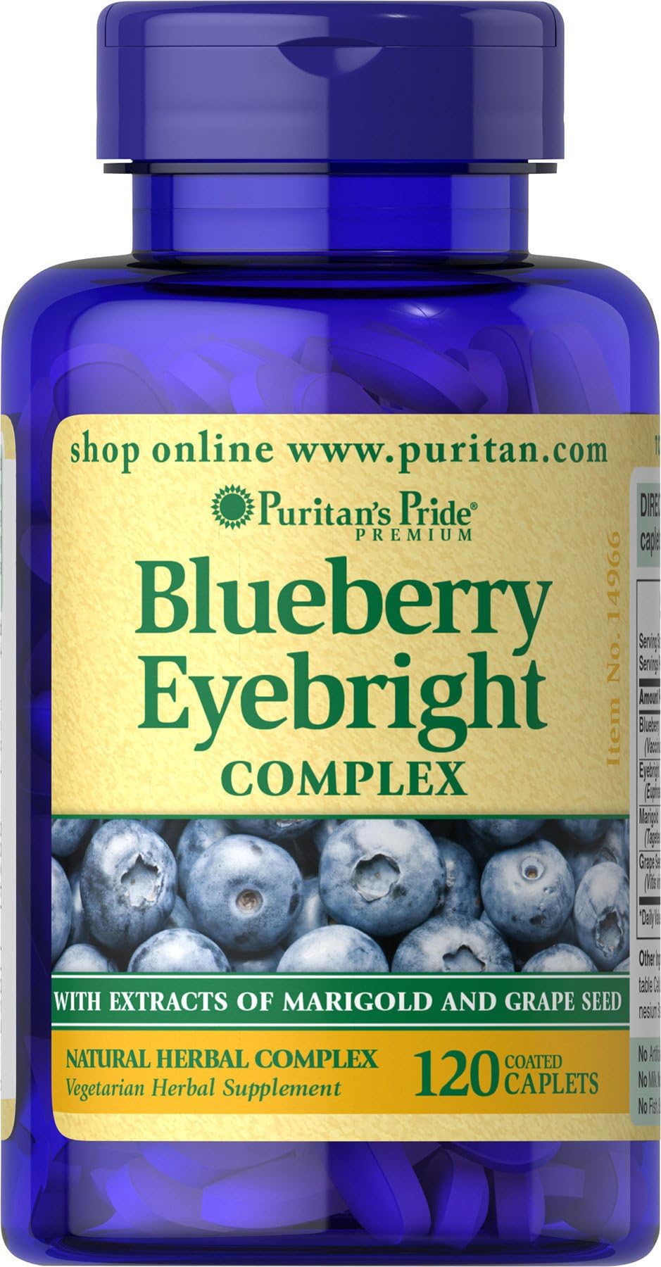 Amazon.com: Puritan's Pride Blueberry Eyebright Complex : Health ...
