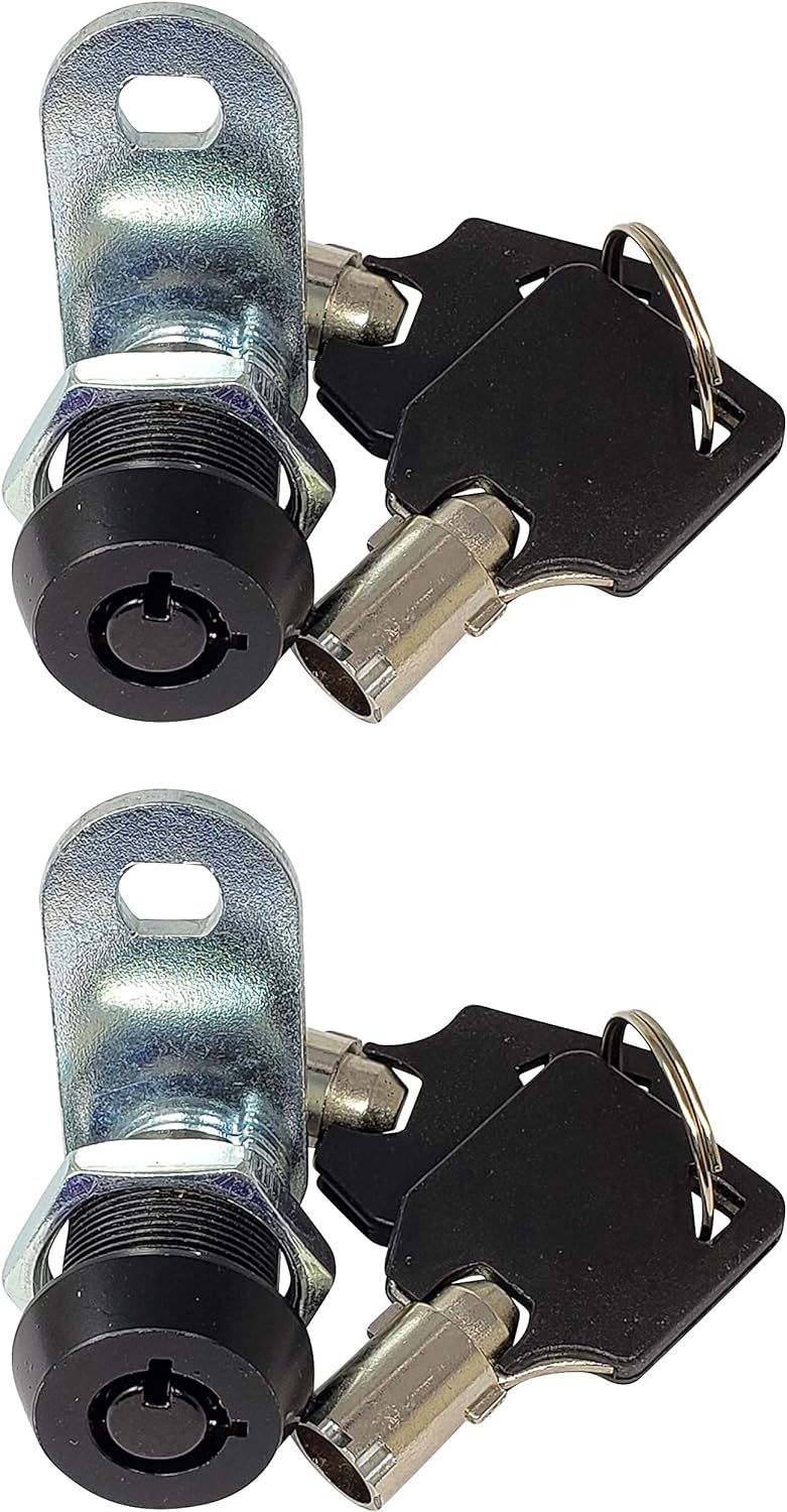 Admiral Locks Tubular Cam Lock, Keyed Alike Removable Key RV ...