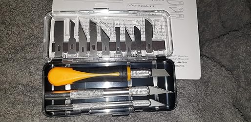 Modelcraft PKN3305/S Precision Craft Knife Set , Silver , 16 Piece ...