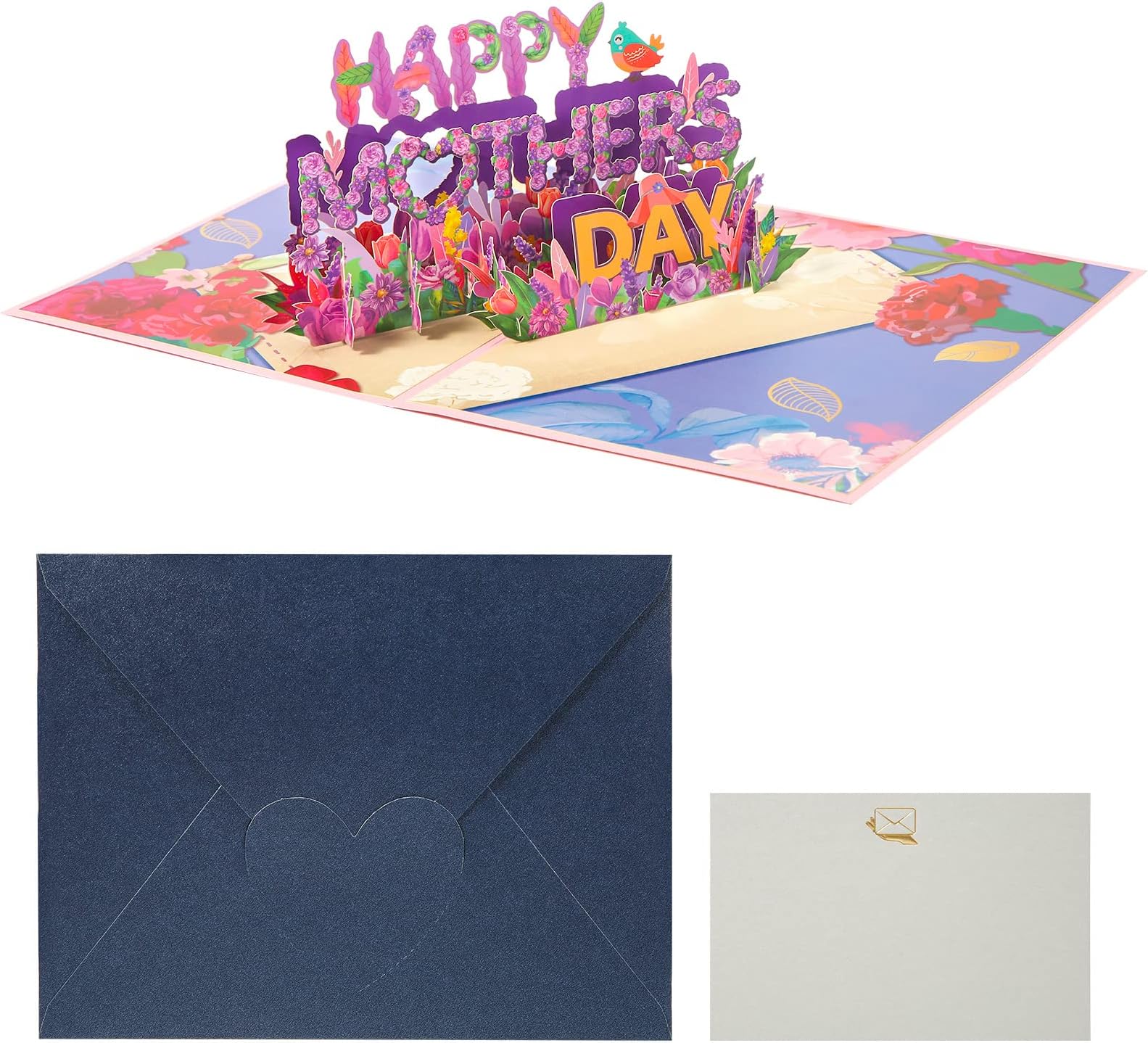 Amazon.com : Happy Mothers Day Pop up Card, 3D Stereo Mother's Day ...