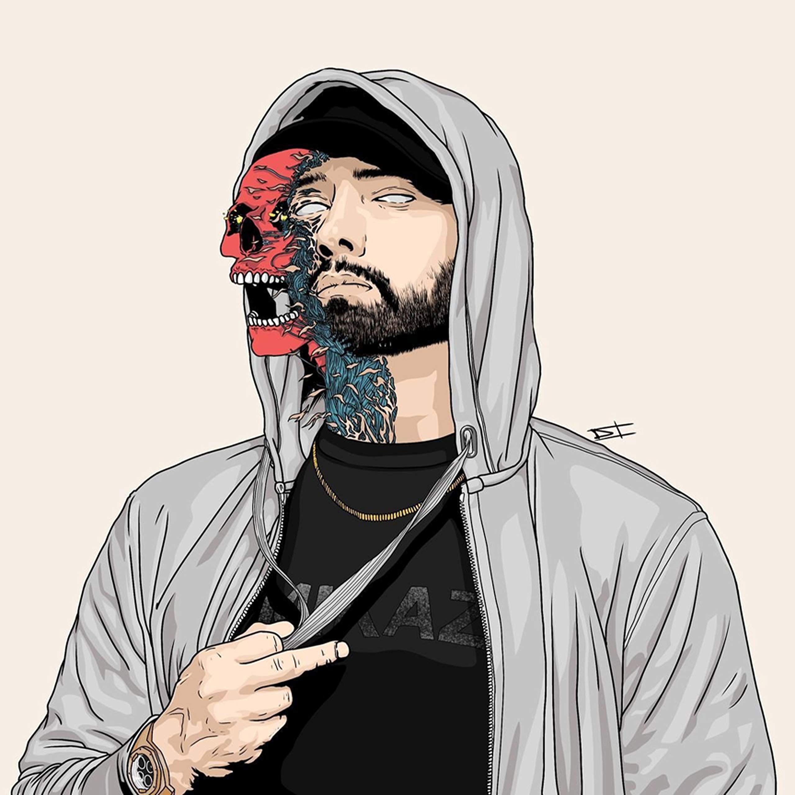 Amazon.com: elixir design Eminemm Rapper Concert Tour Wallart 12x12 ...