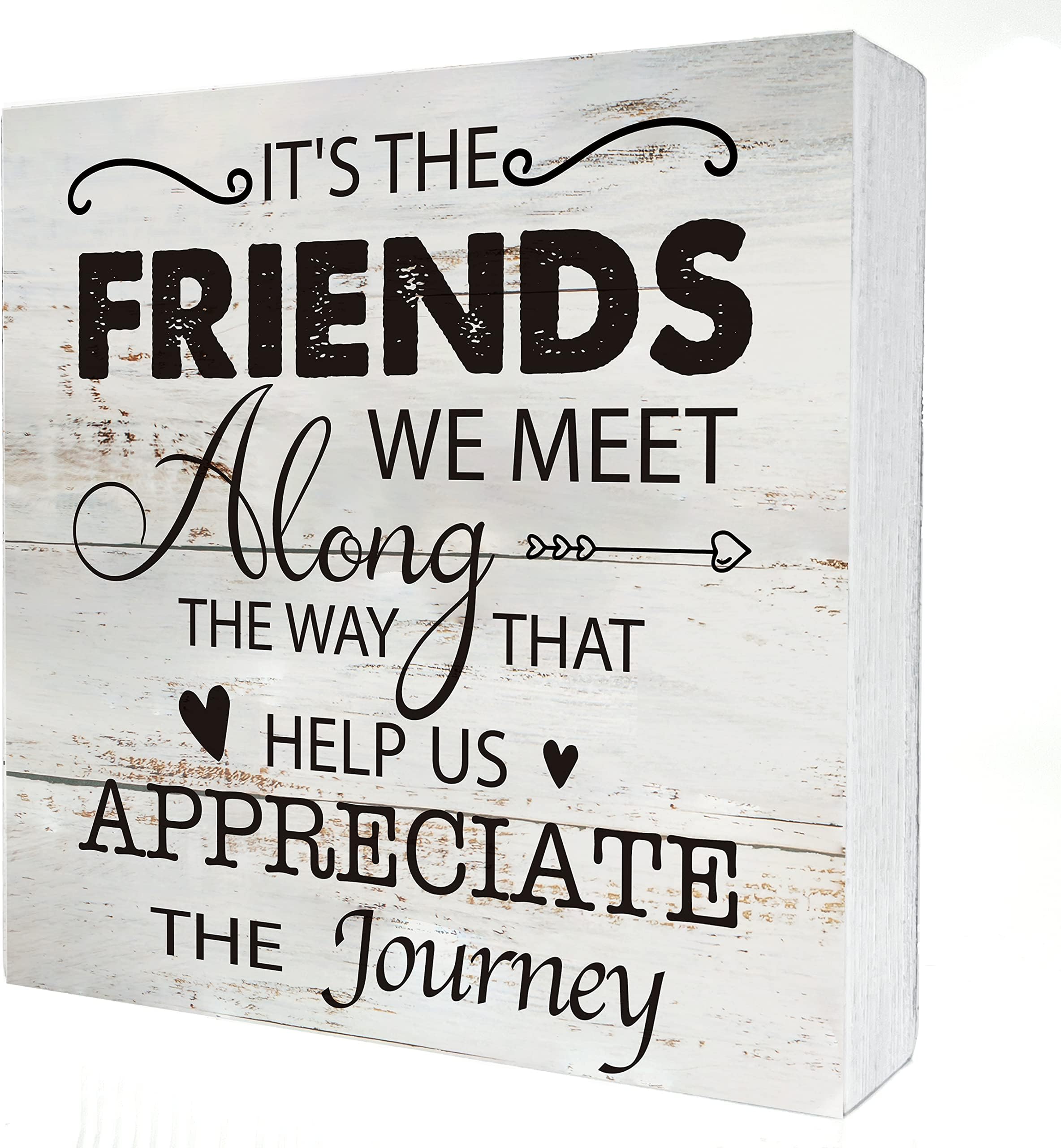 Amazon.com: Funny Friends Wooden Box Sign Plaque All the Best ...