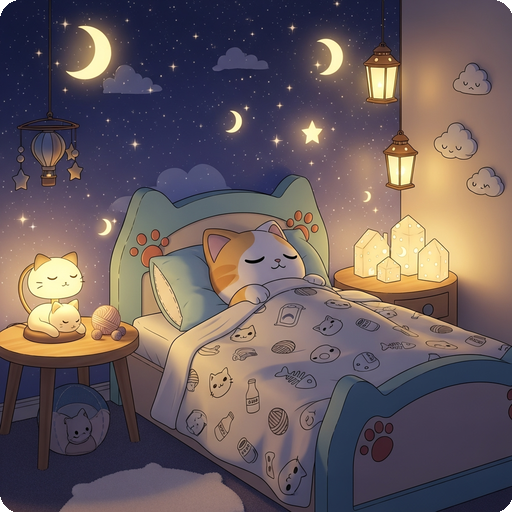 Sleeping Felines Serenade: Meows & Purrs for Fire TV & Fire Tablet ...