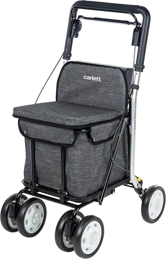 Carlett - Lett800 Comfort Move | Foldable Shopping Trolley | With 4 ...